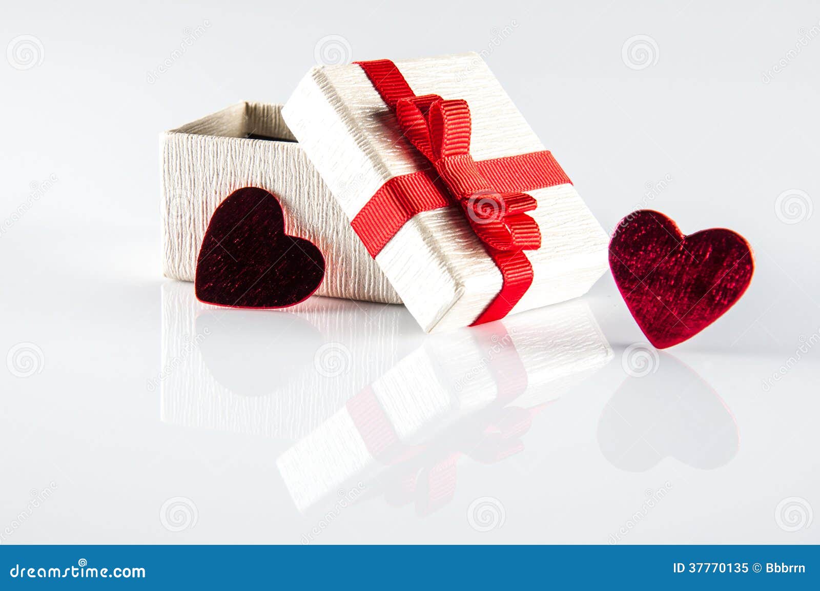 Hearts and gift stock image. Image of valentine, giving - 37770135