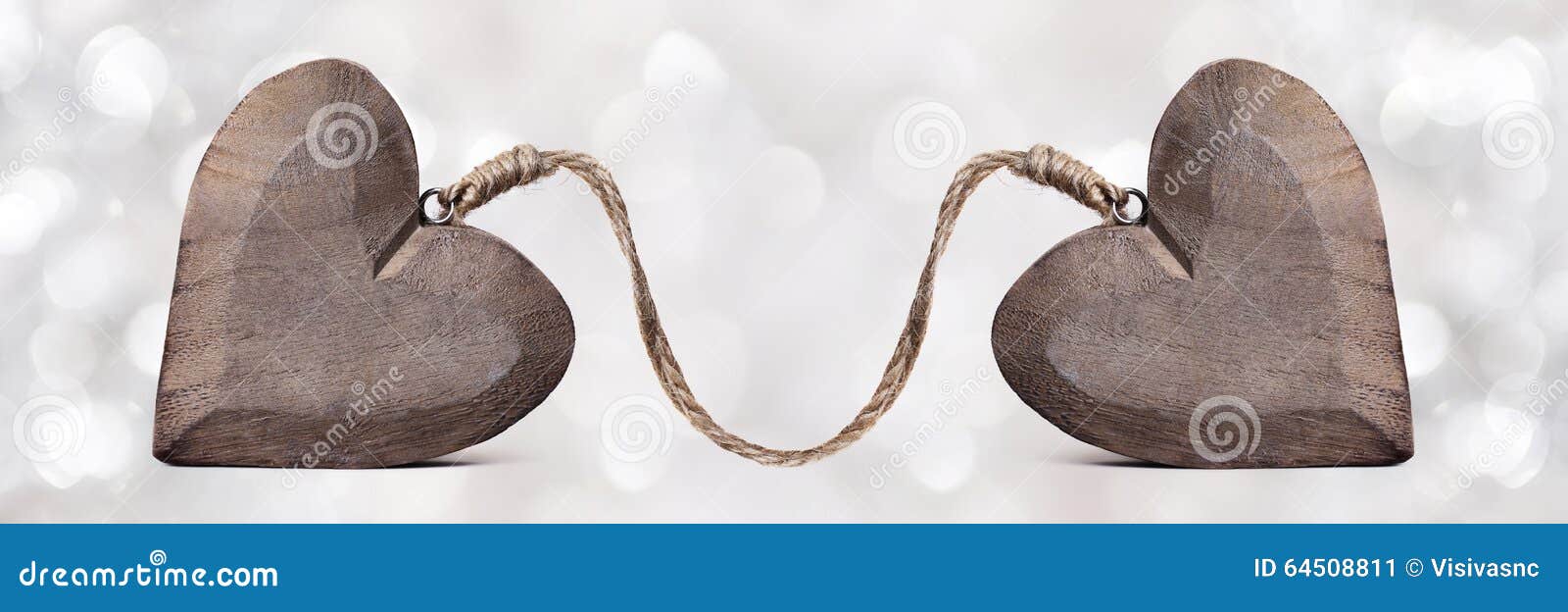 Hearts Linked Together, Love Concept Stock Image - Image of linked ...