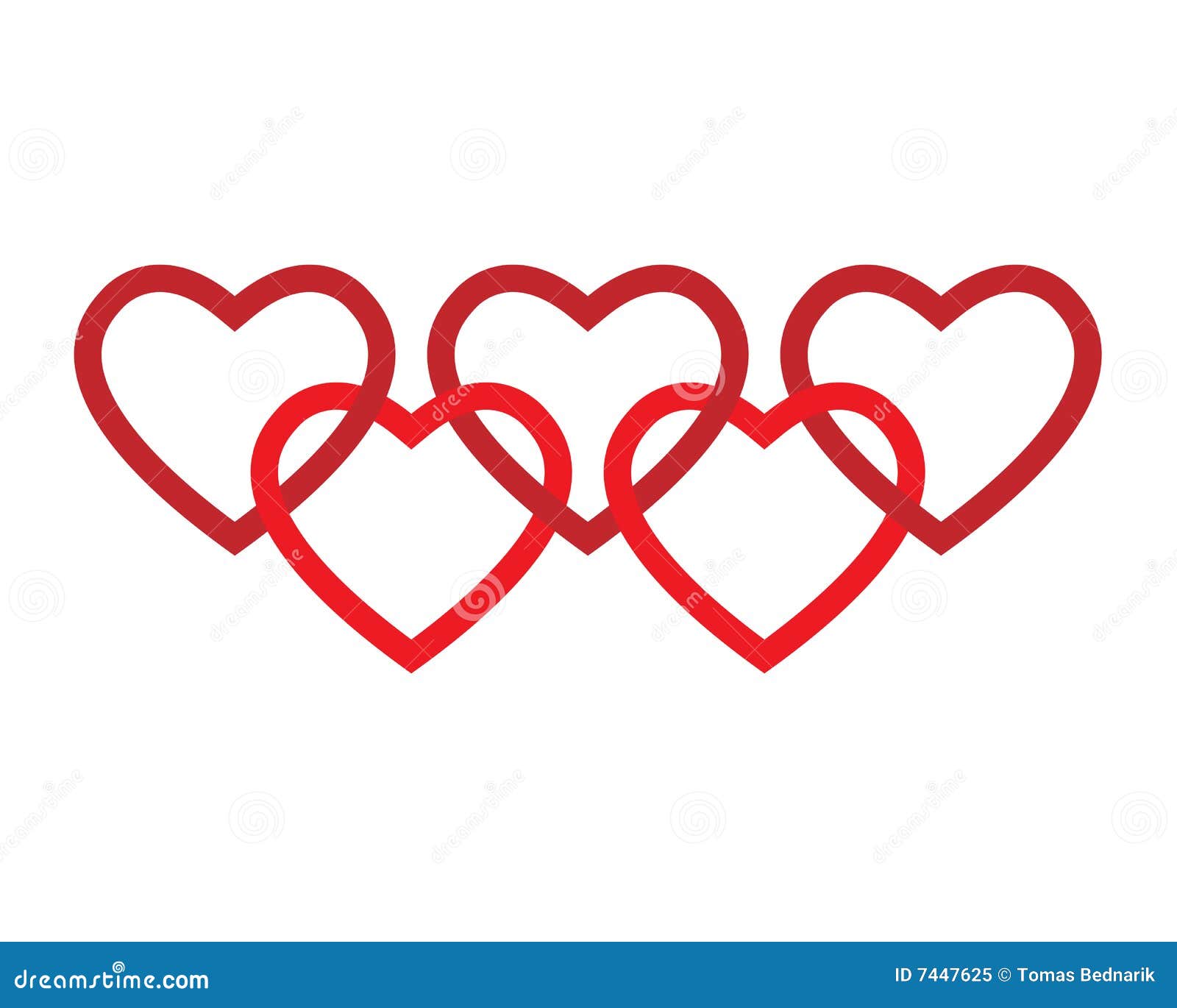 Hearts Logo Royalty Free Stock Photo - Image: 7447625