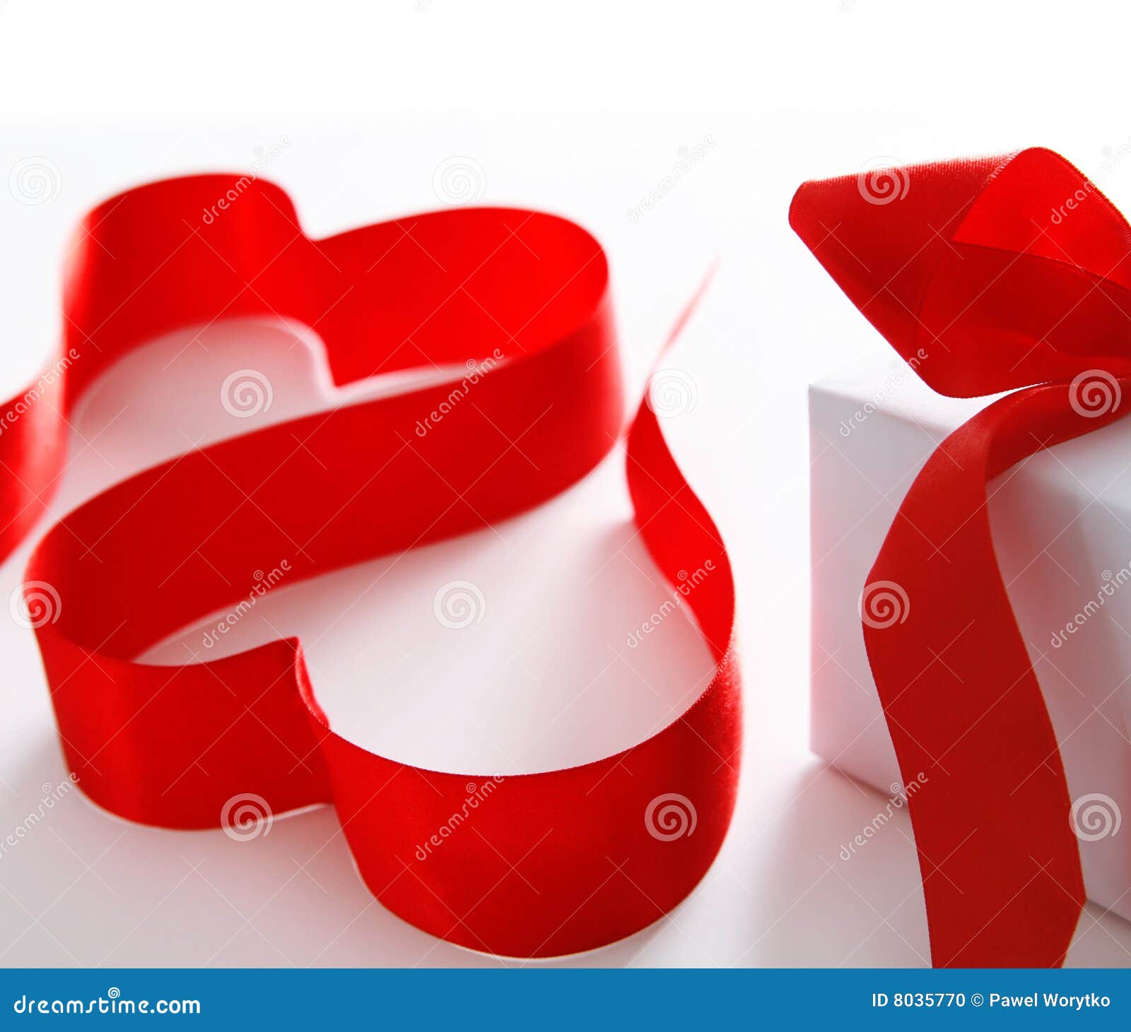 Hearts Made of Ribbon & Present Stock Photo - Image of shopping ...