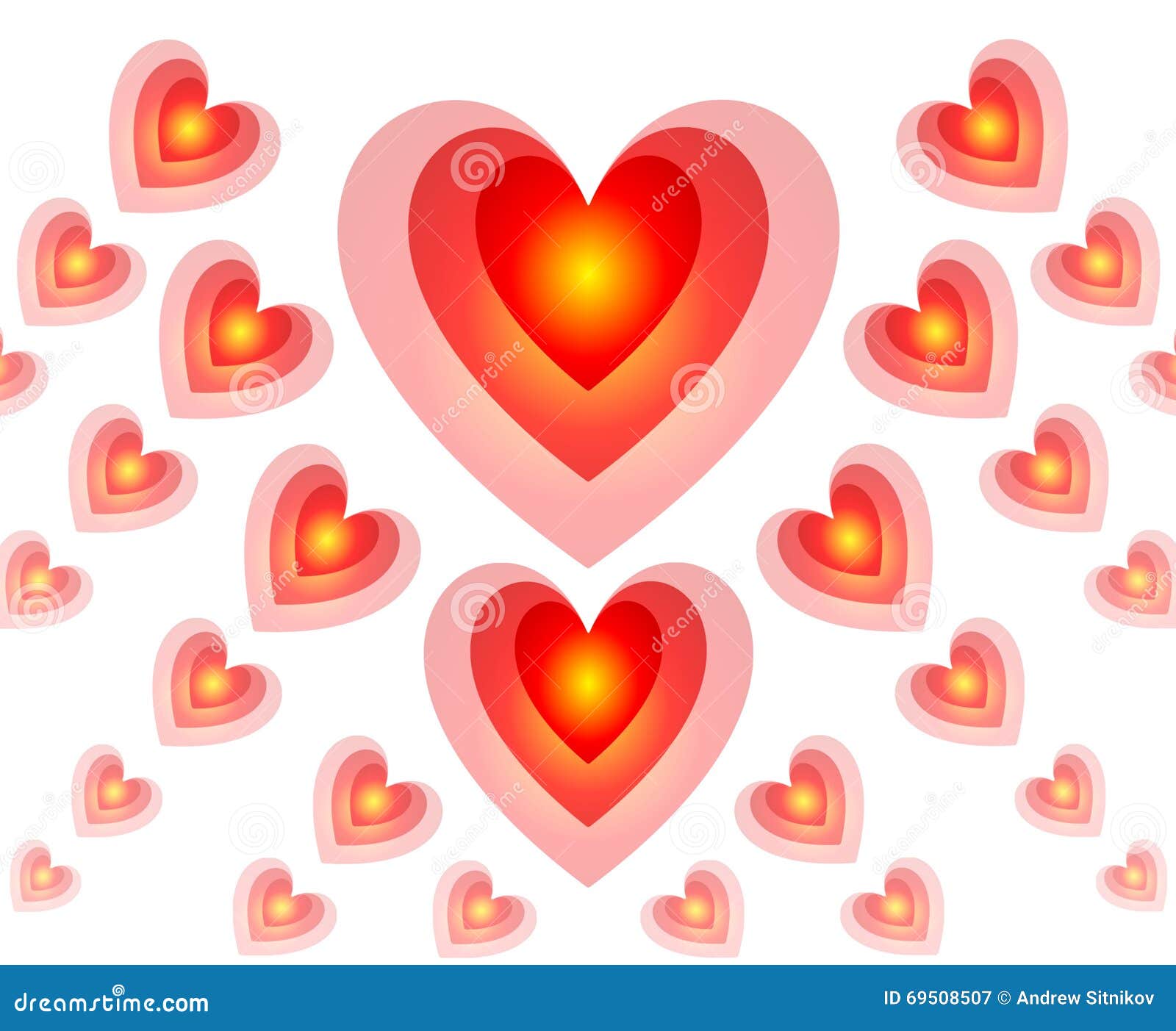 Hearts stock illustration. Illustration of illustrations - 69508507