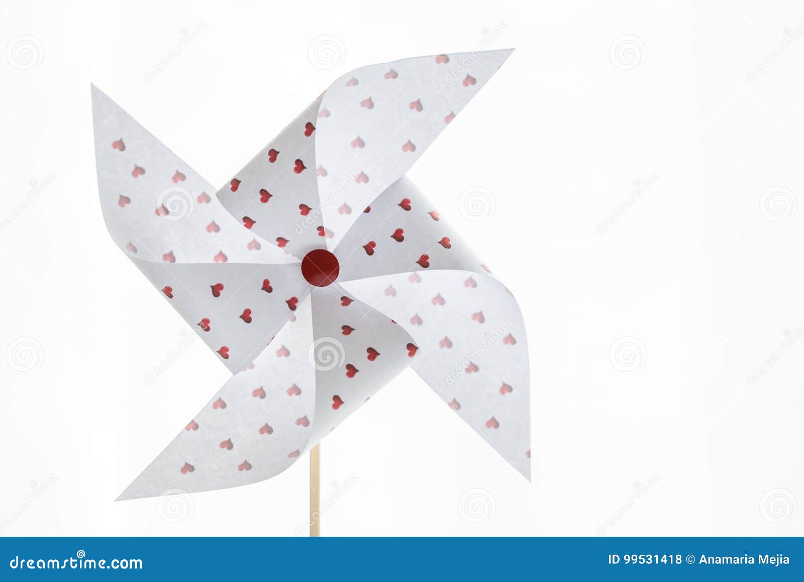 Hearts Paper Pinwheel Isolated Photos - Free & Royalty-Free Stock ...