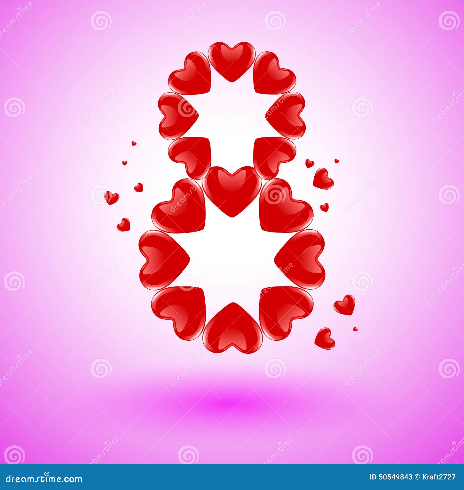 8 of hearts stock illustration. Illustration of film - 50549843