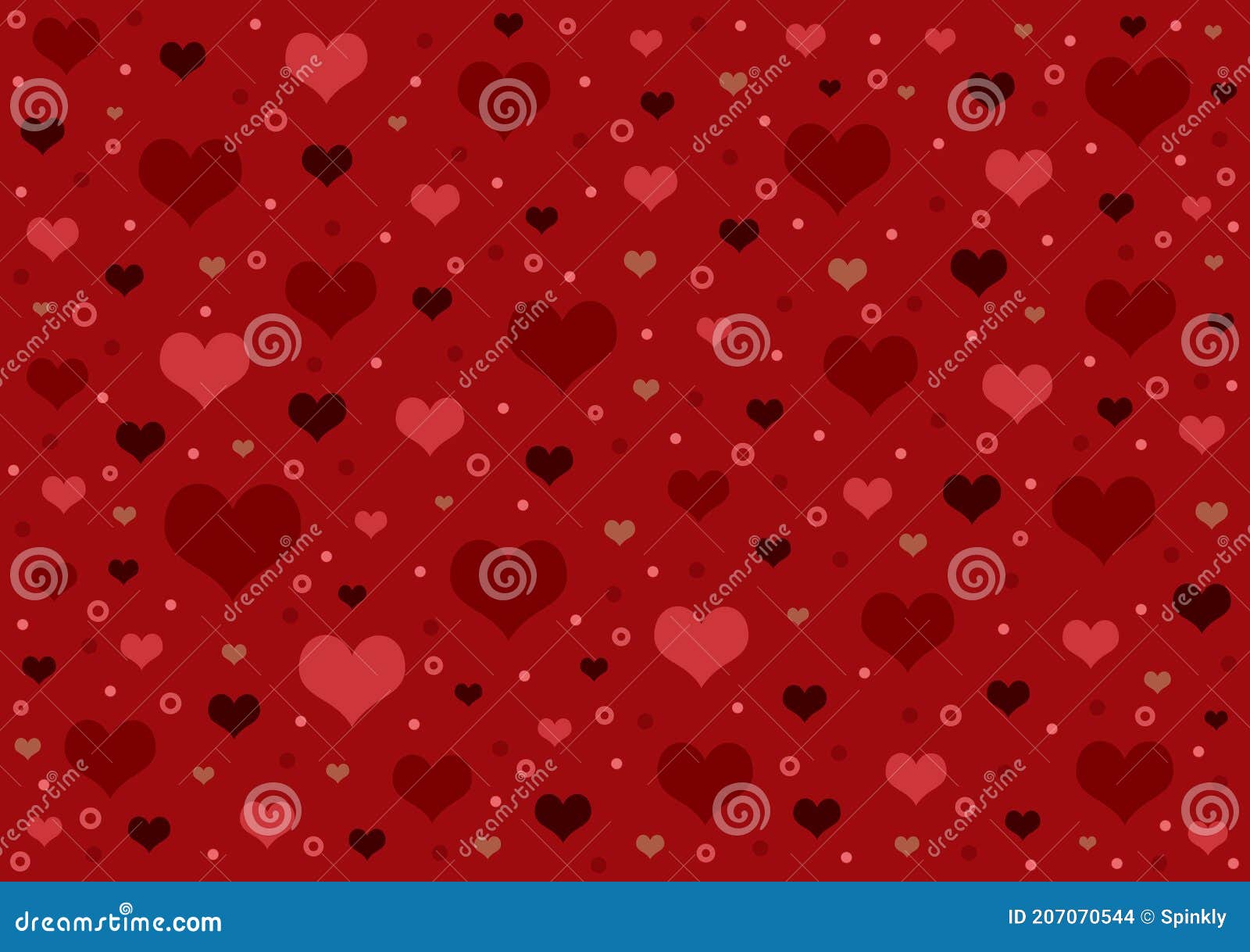 Hearts Random Pattern Background Wallpaper for Designs Stock ...