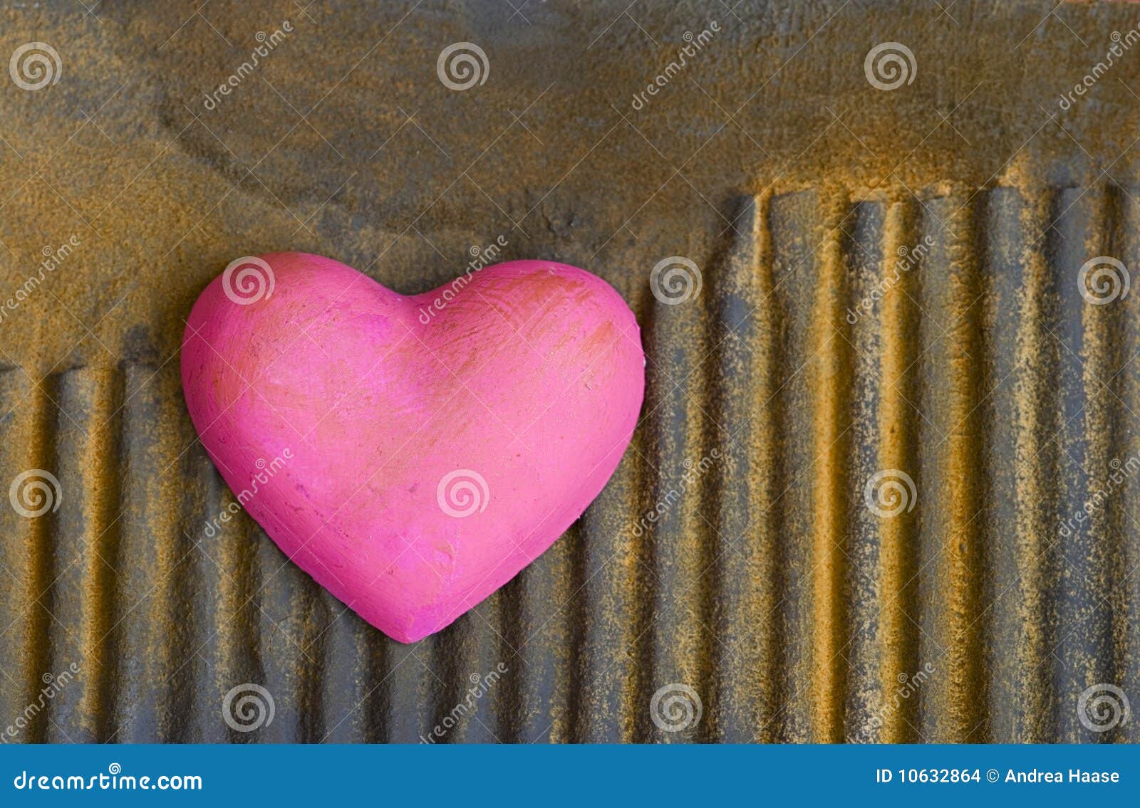 Hearts on rust stock photo. Image of heart, brown, pink - 10632864