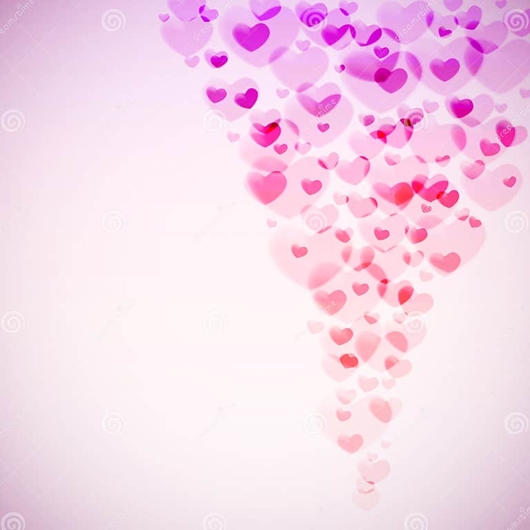 Hearts stream stock vector. Illustration of decor, card - 17863120