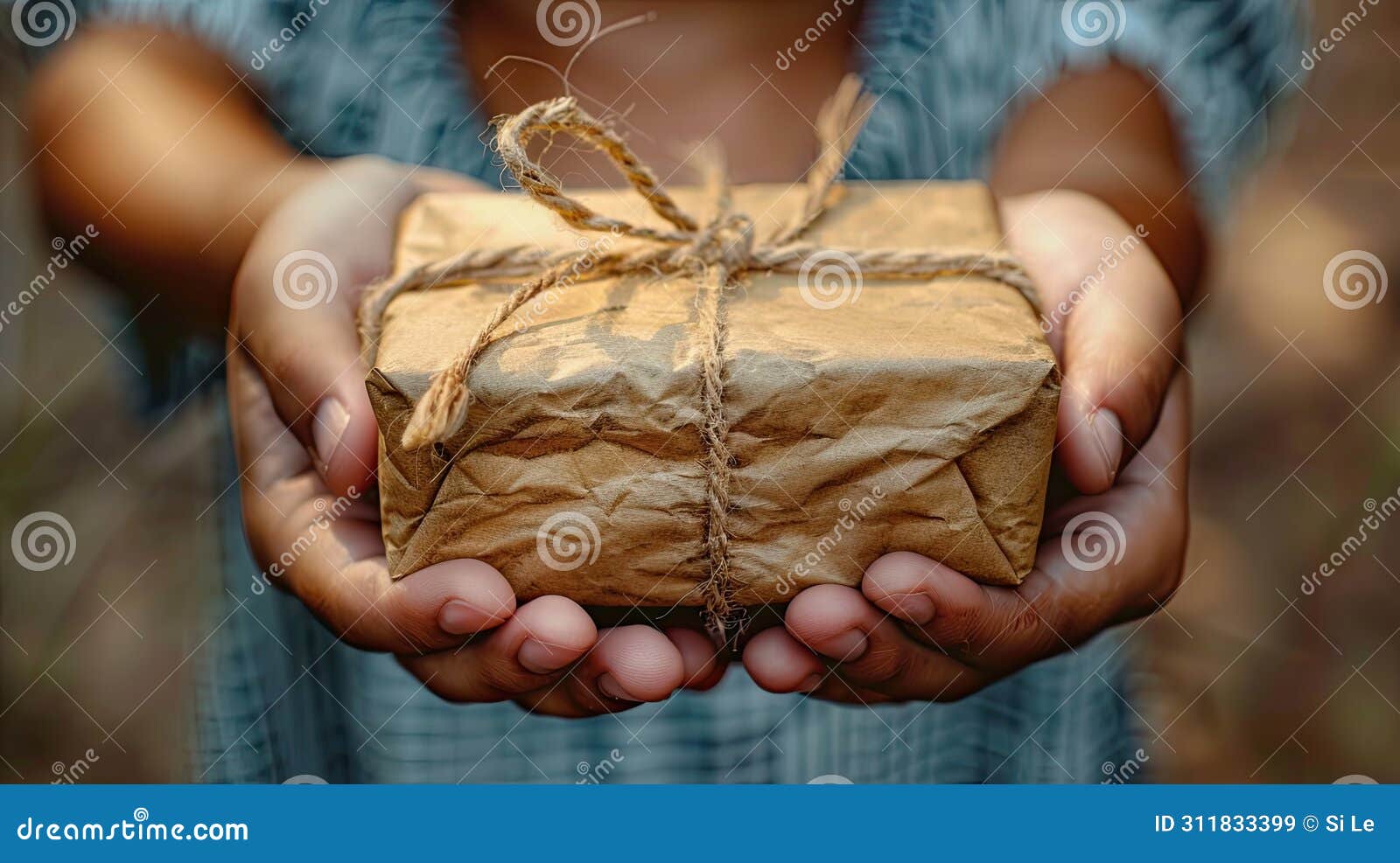 Generosity in Action: Hands Giving a Thoughtful Gift To Spread Joy and ...