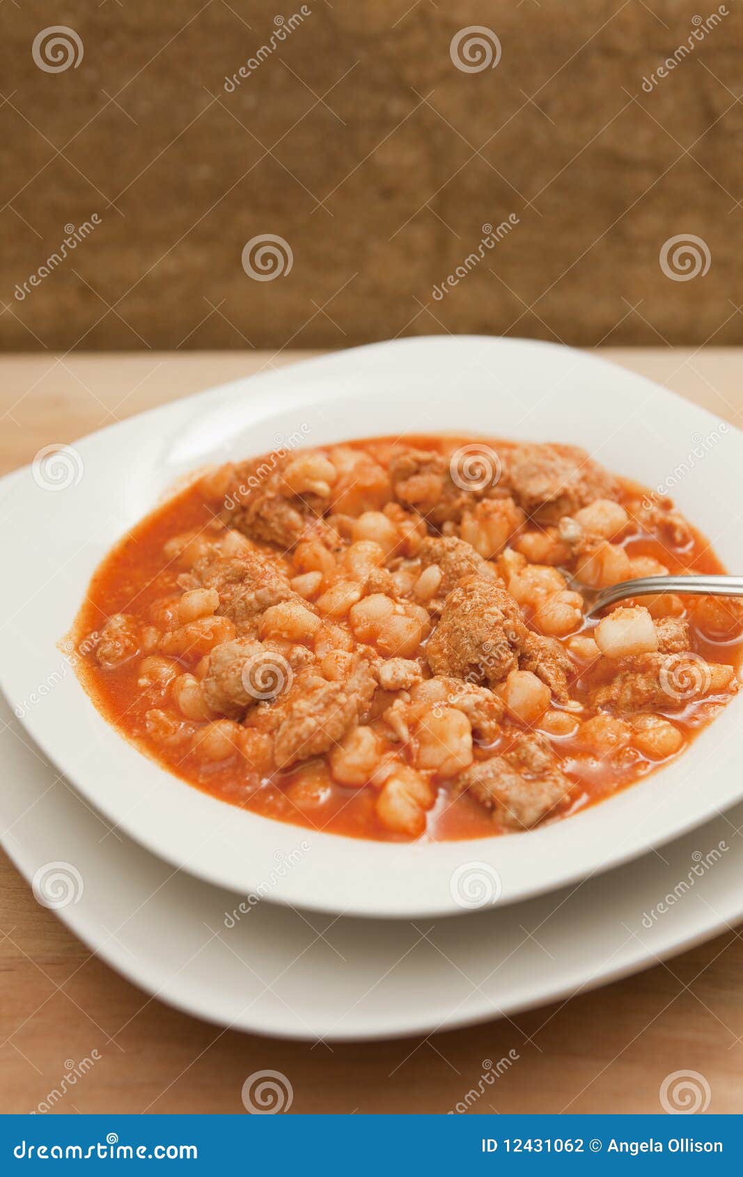 Hearty Bowl of Pozole (Posole) Stock Photo - Image of traditional ...