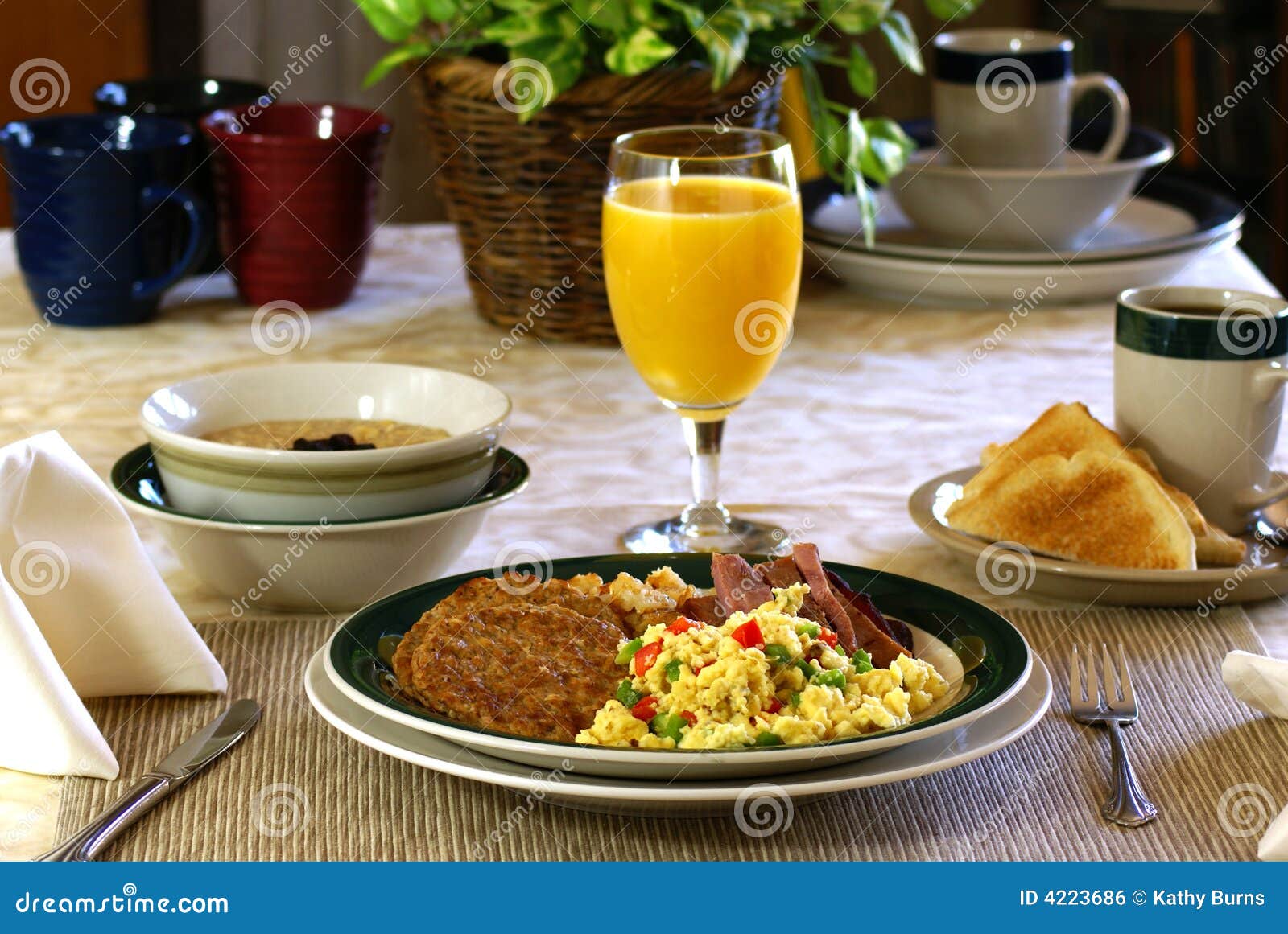 Hearty Breakfast Picture. Image: 4223686