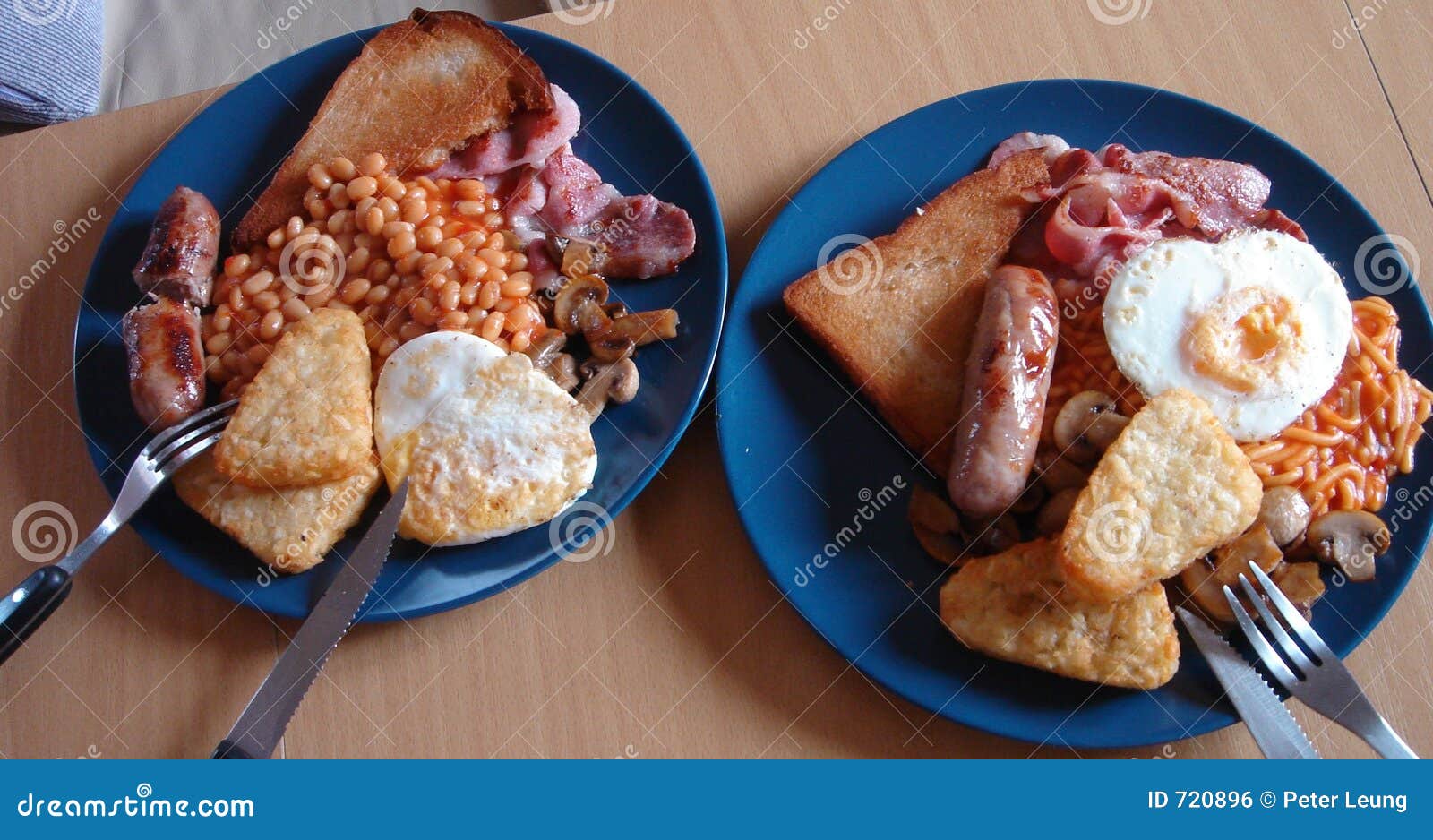 Hearty breakfast stock photo. Image of knife, breakfast - 720896