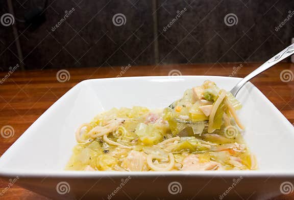 Hearty broth stock photo. Image of food, savoury, homemade - 12442392