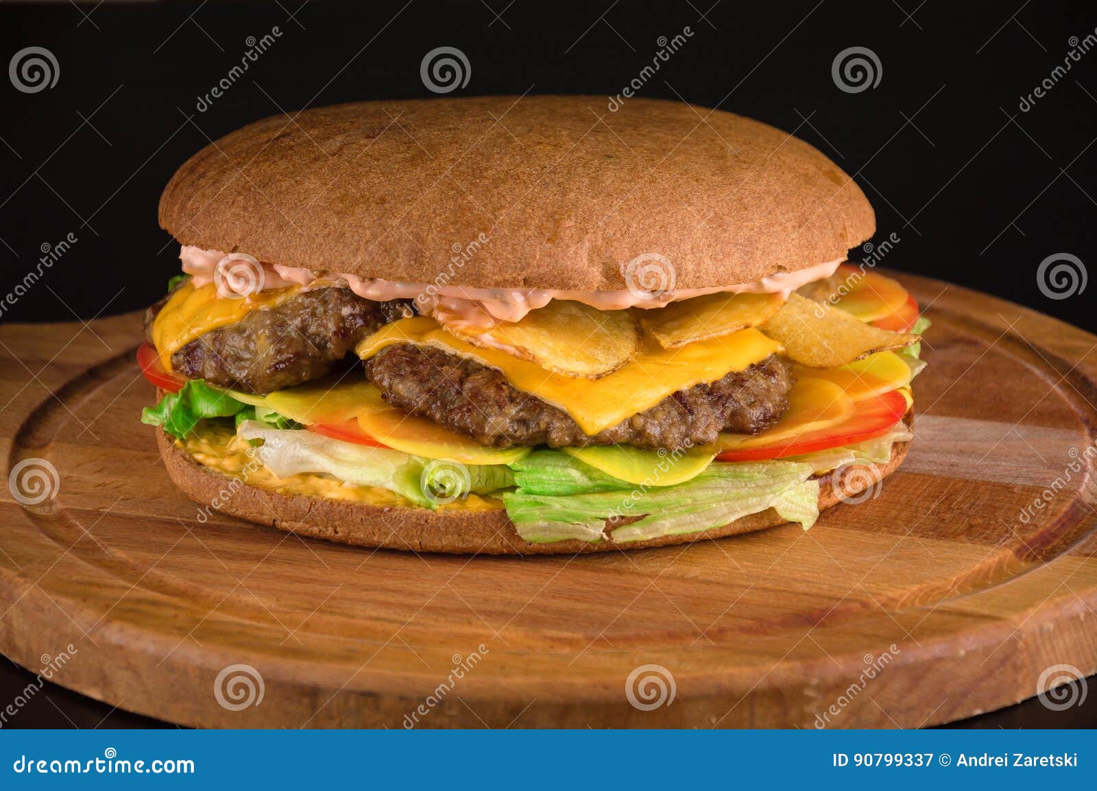 Hearty Cheeseburger Beef Chops Stock Photos - Free & Royalty-Free Stock ...