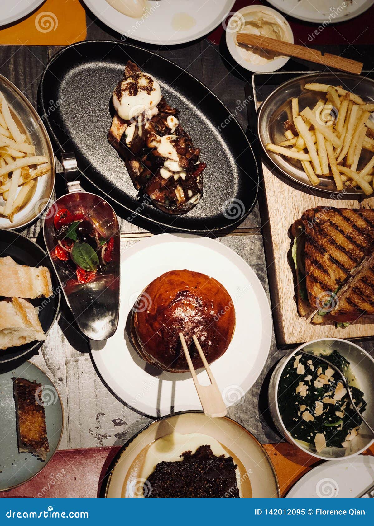 A hearty dinner stock image. Image of hearty, friends - 142012095