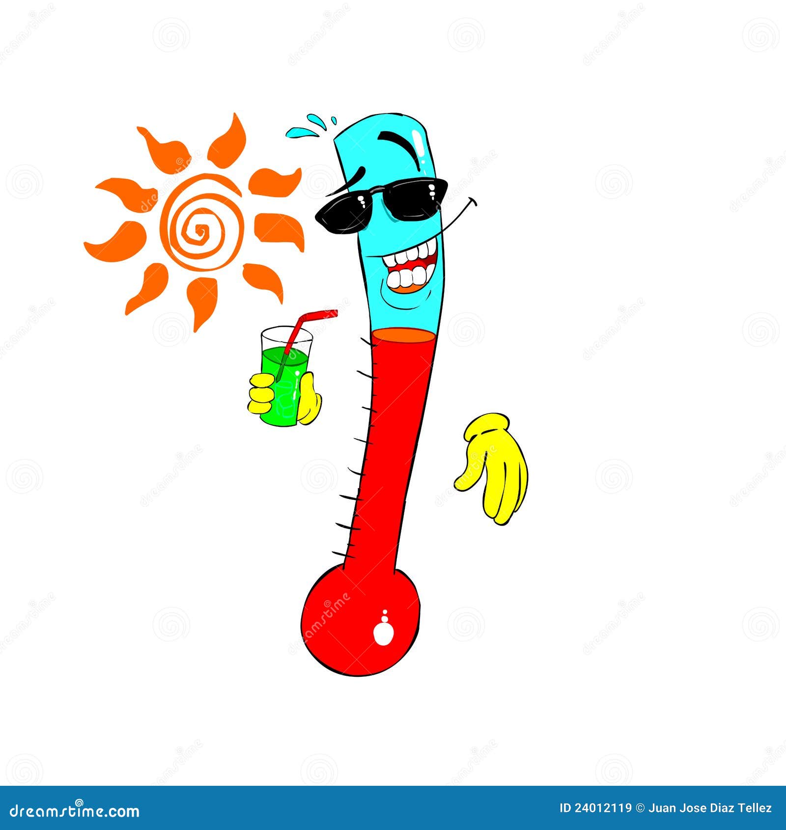 Heat stock vector. Illustration of swimsuit, illustrator - 24012119