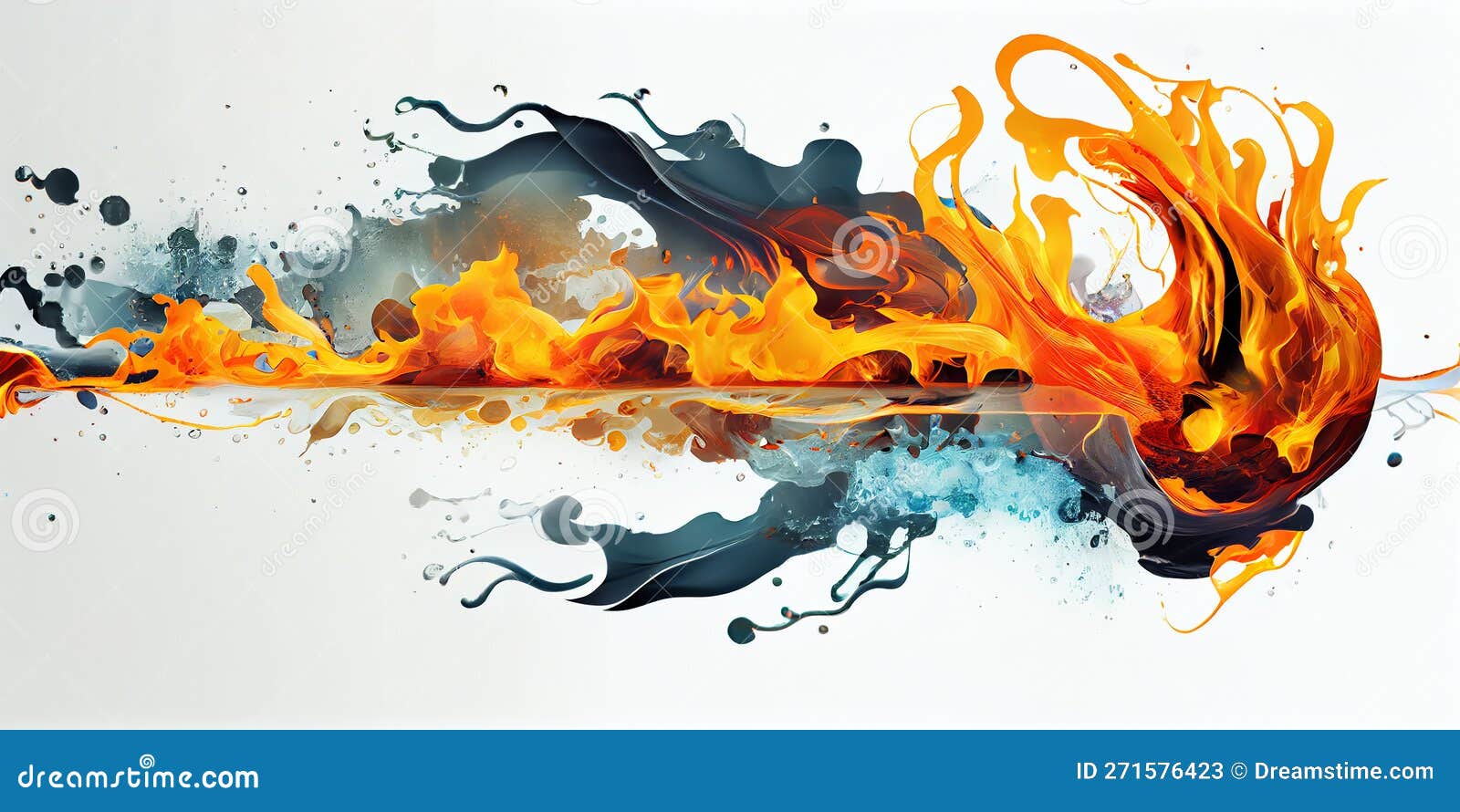 Heat and Cold concept stock illustration. Illustration of burning ...