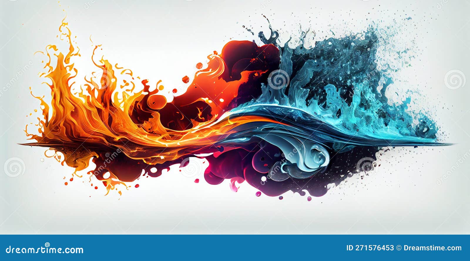 Heat and Cold concept stock illustration. Illustration of heat - 271576453