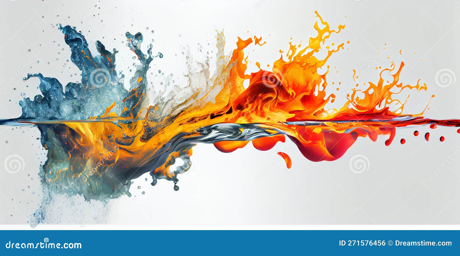 Heat and Cold concept stock illustration. Illustration of nature ...