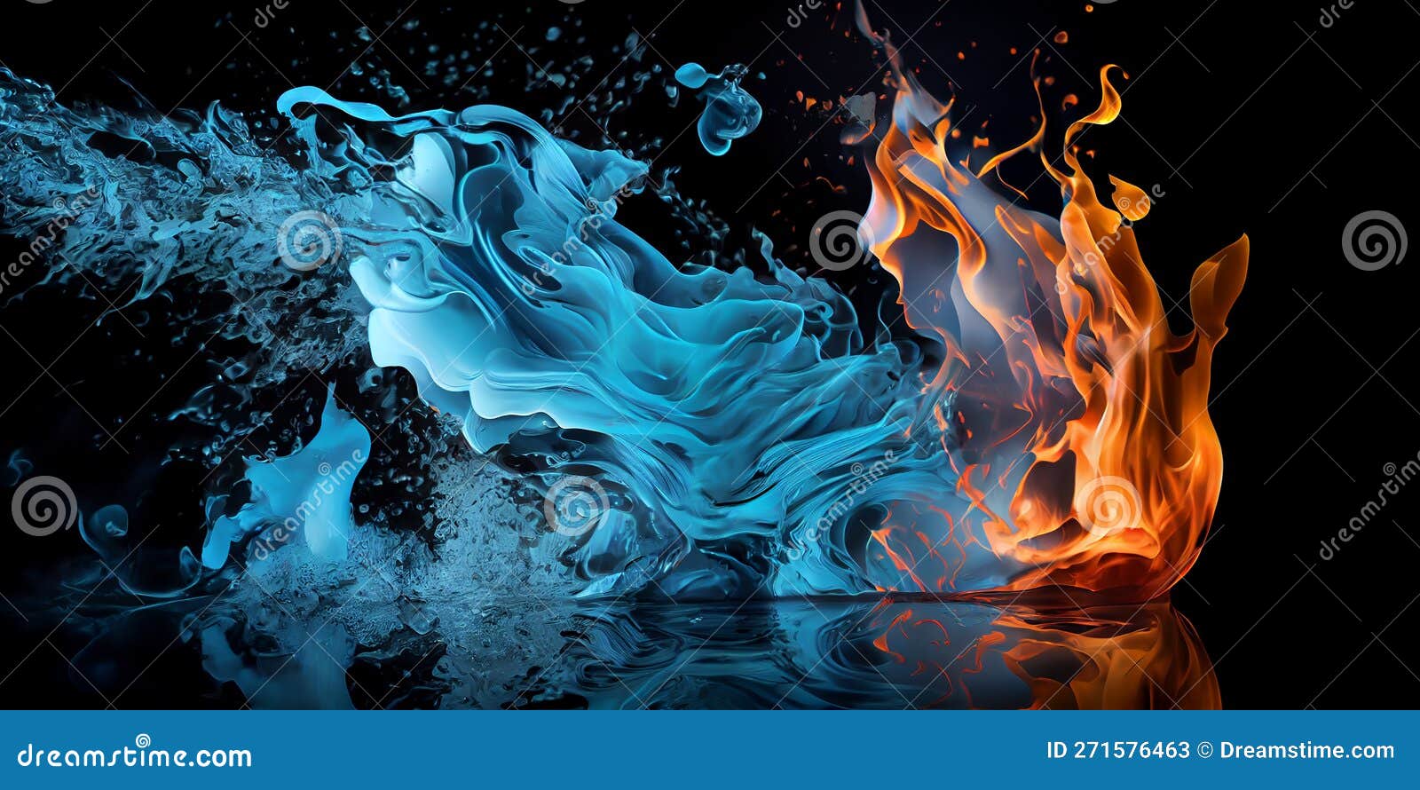 Heat and Cold concept stock illustration. Illustration of creative ...