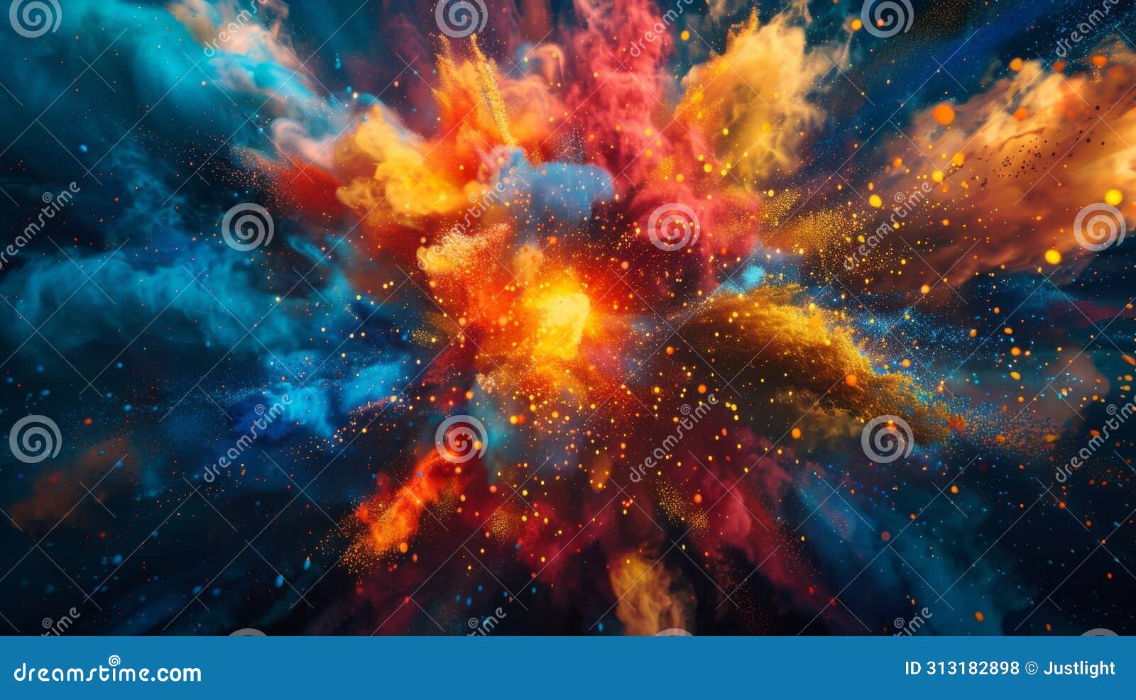 Heat and Color Collide in a Dazzling Display of Thermal Abstract ...