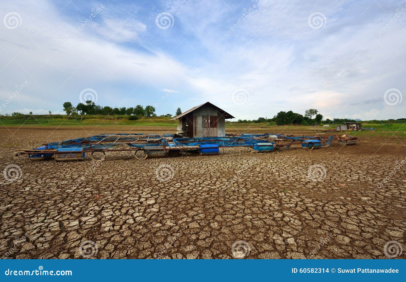 Heat , Drought Parched Ground Stock Photo - Image of drought ...