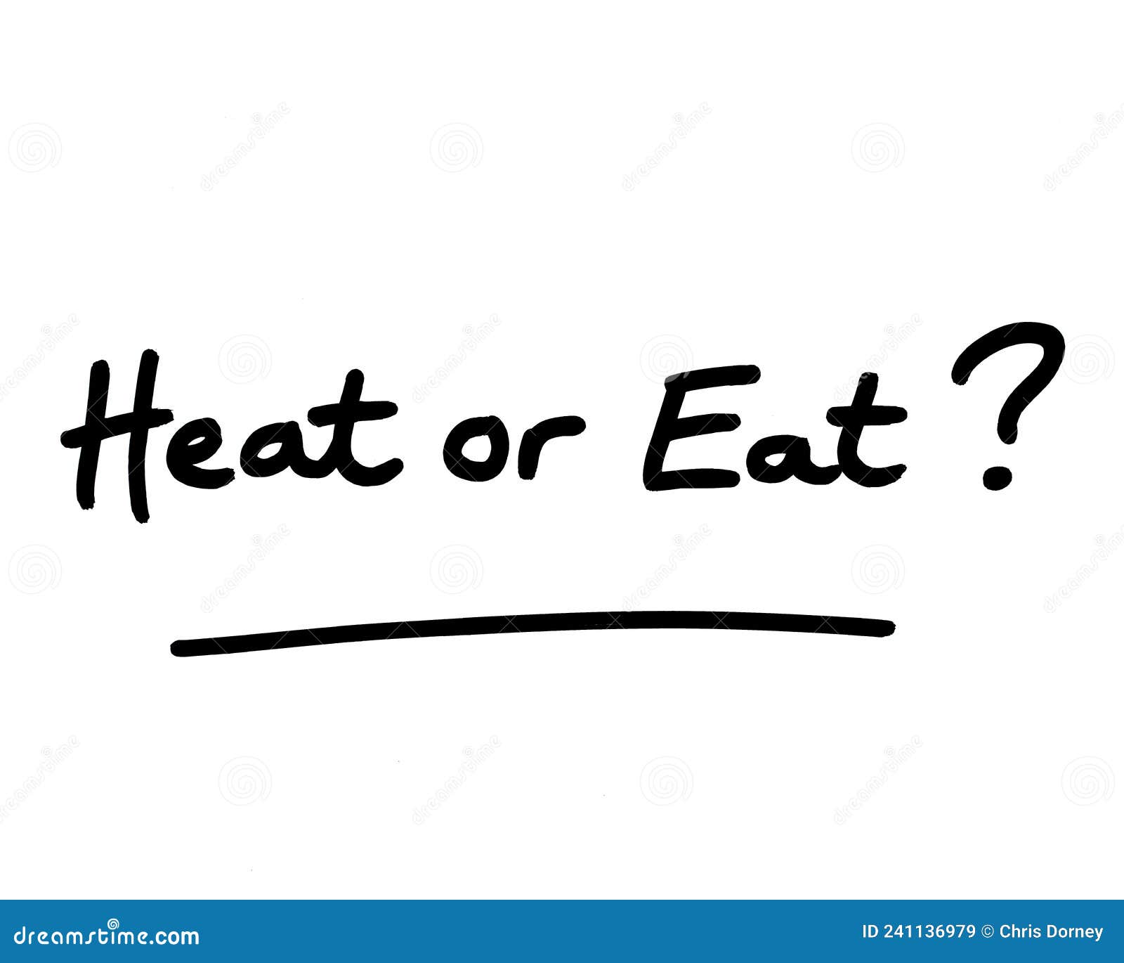 Heat or Eat stock image. Image of bill, cost, choice - 241136979
