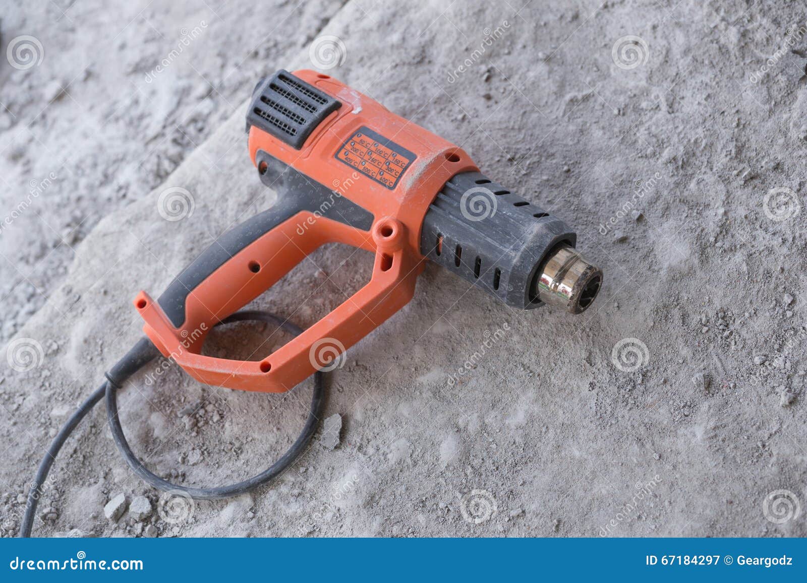 Heat gun or hot air gun stock image. Image of improvement - 67184297