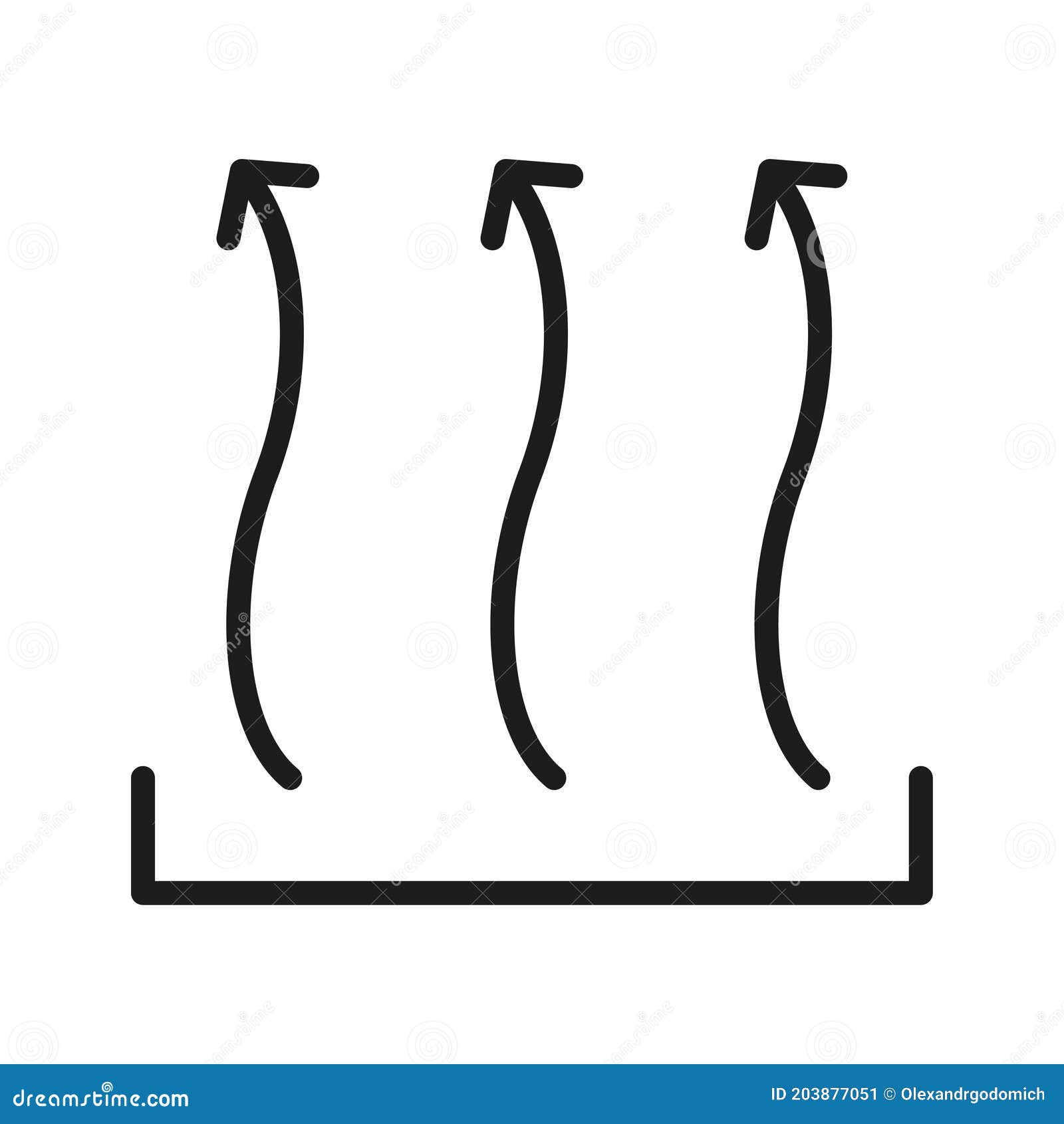 Heat Map Arrow Chart Cartoon Vector | CartoonDealer.com #14839667
