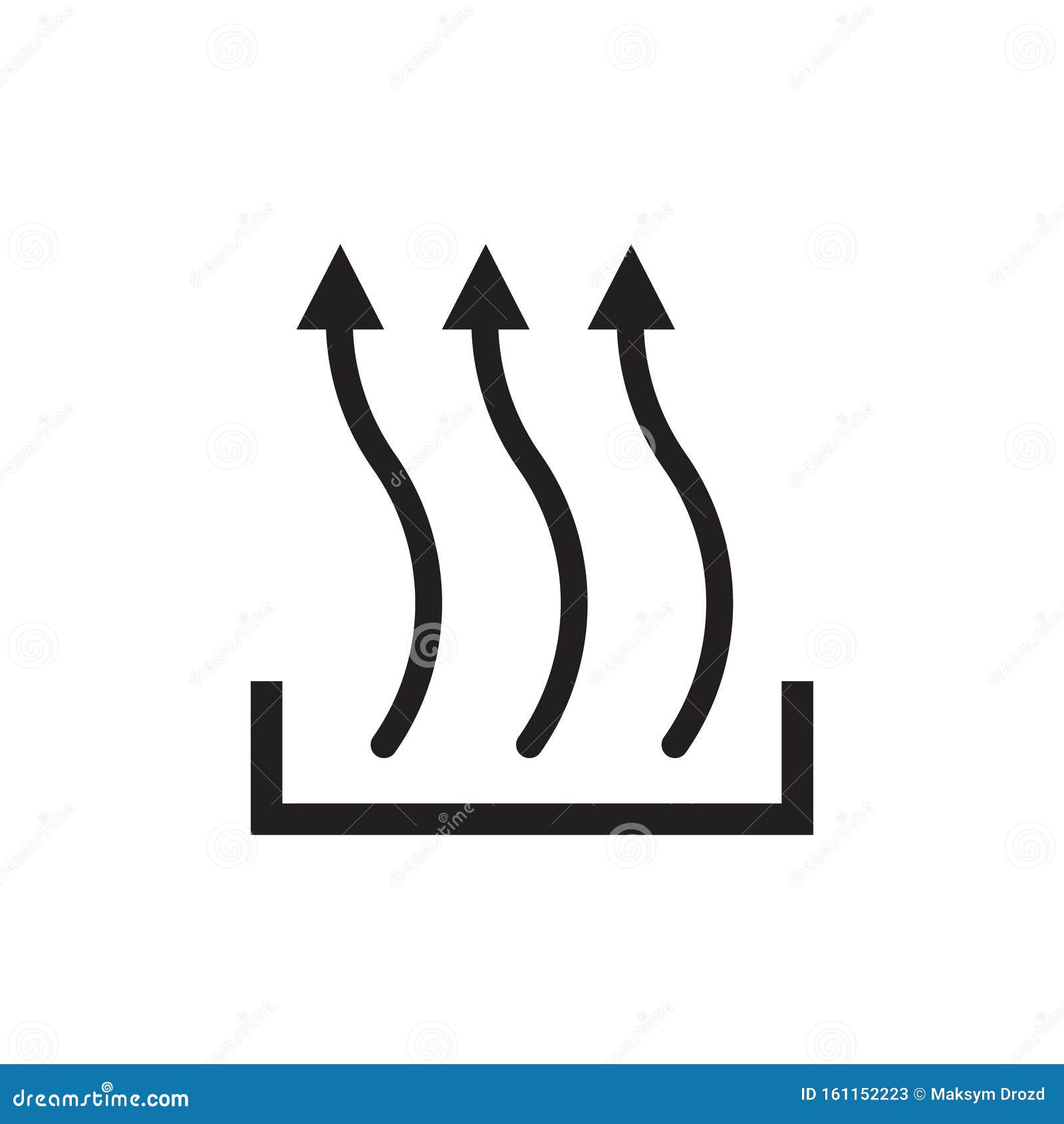 Heat Icon Three Arrow Up Symbol New Concept Stock Illustration Illustration Of Three Design