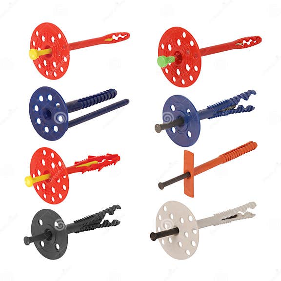 Heat insulation anchors stock illustration. Illustration of fixing ...