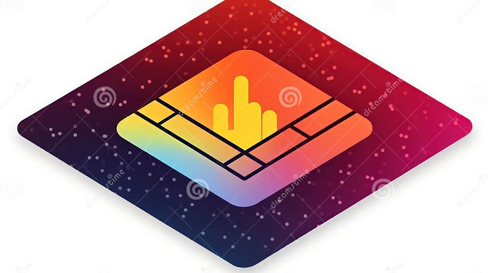 A Heat Map Icon Representing the Graphical Representation of Data ...