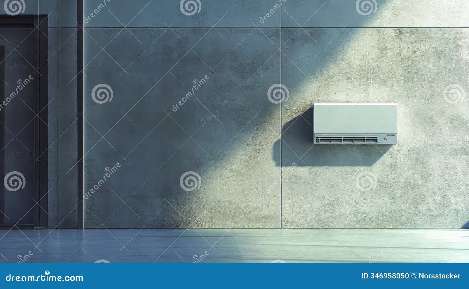 Heat Pump on Wall Composition Background Picture Stock Photo - Image of ...