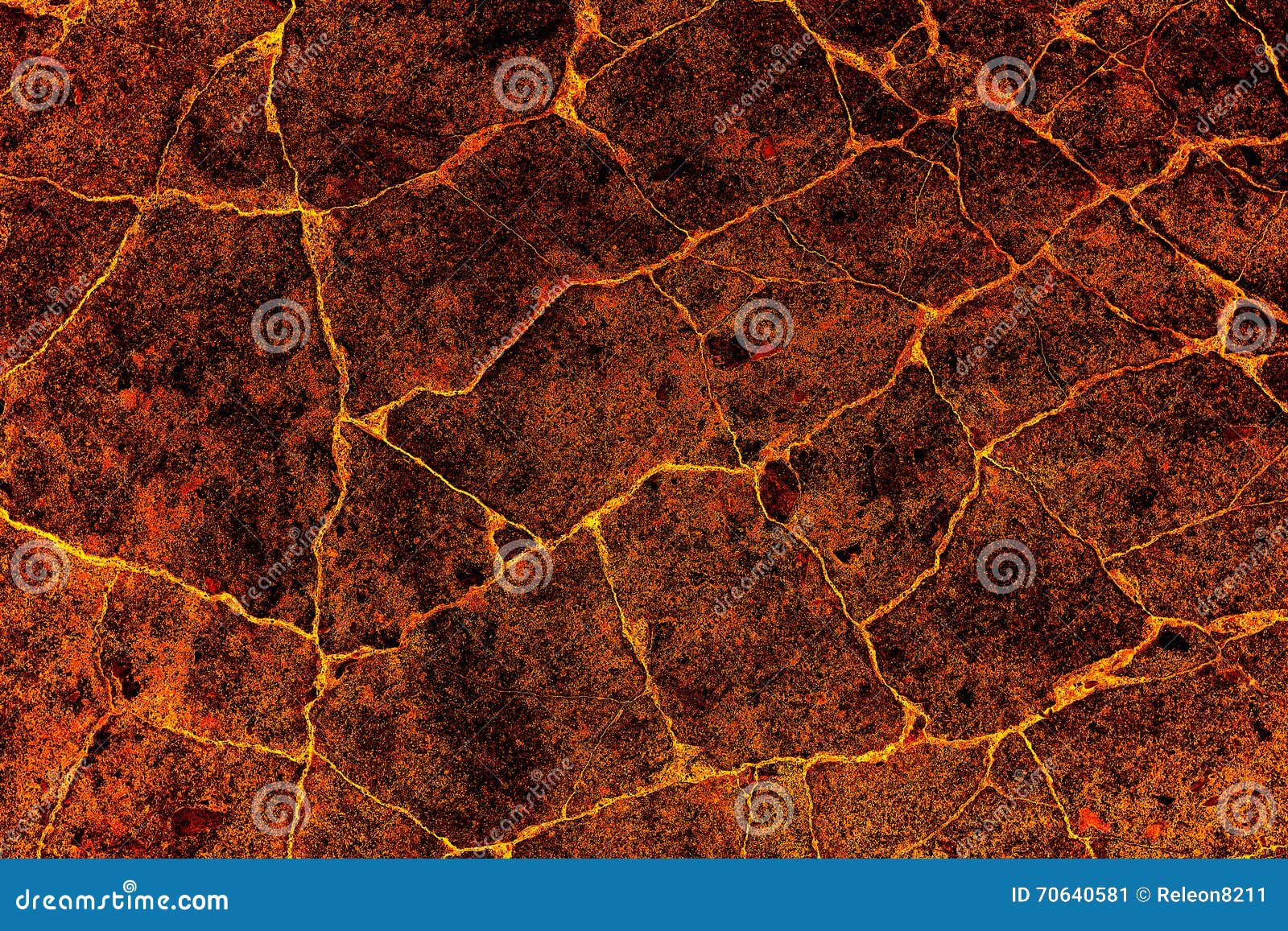 Heat Red Cracked Ground Texture after. Stock Image - Image of charred ...
