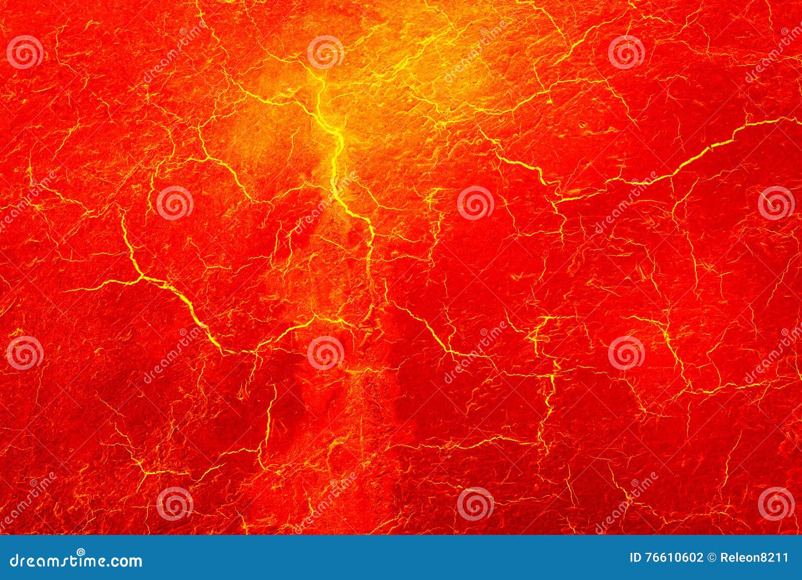 Heat Red Cracked Ground Texture. Stock Illustration - Illustration of ...