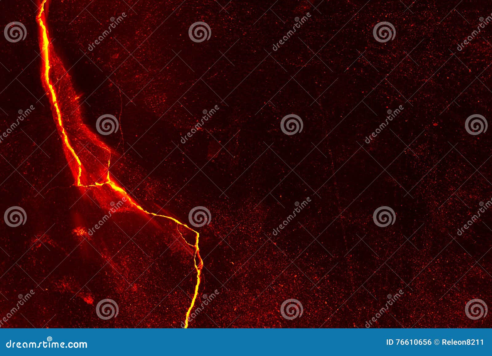 Heat Red Cracked Ground Texture. Stock Illustration - Illustration of ...