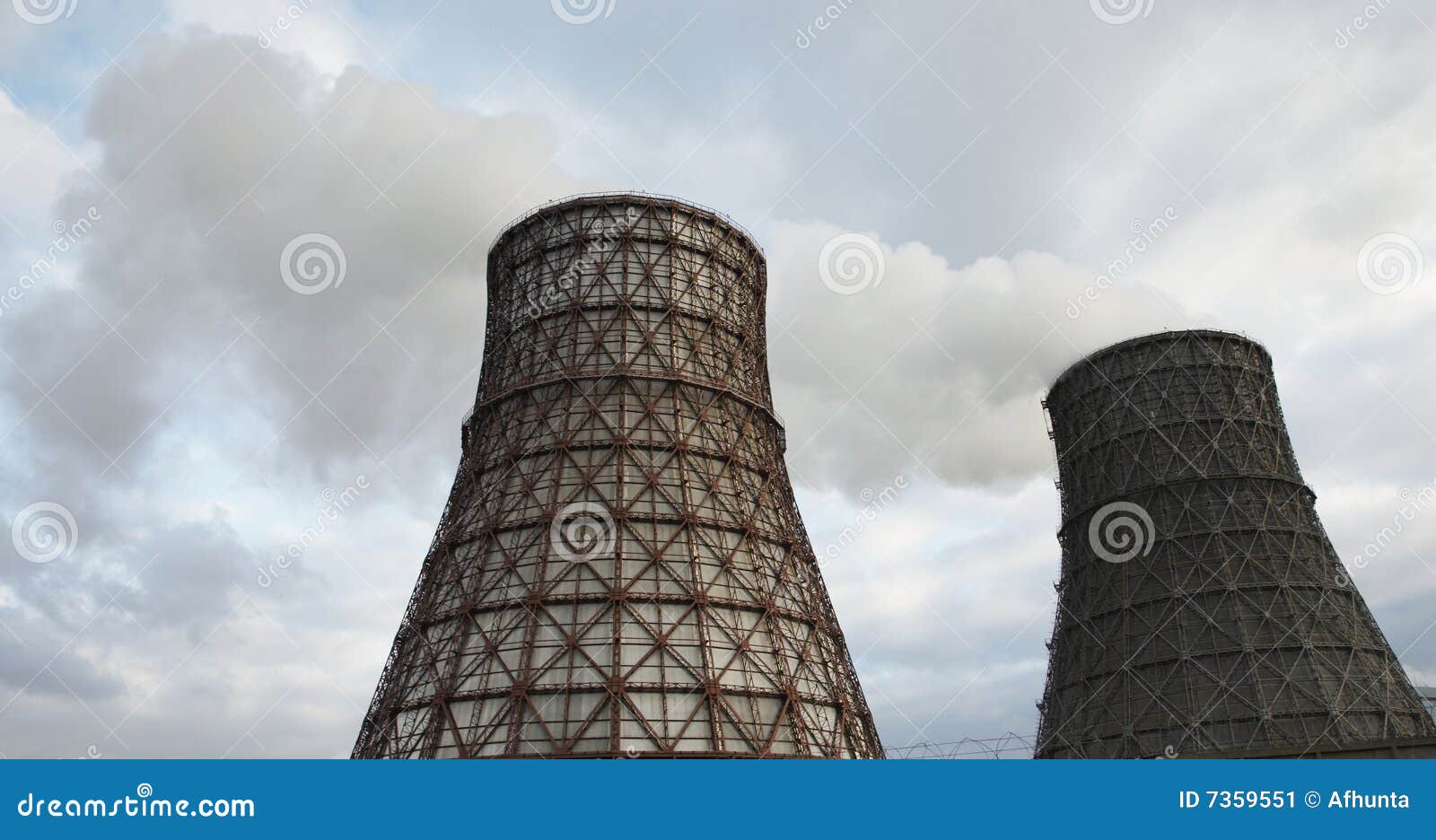 The heat station stock image. Image of mining, electricity - 7359551