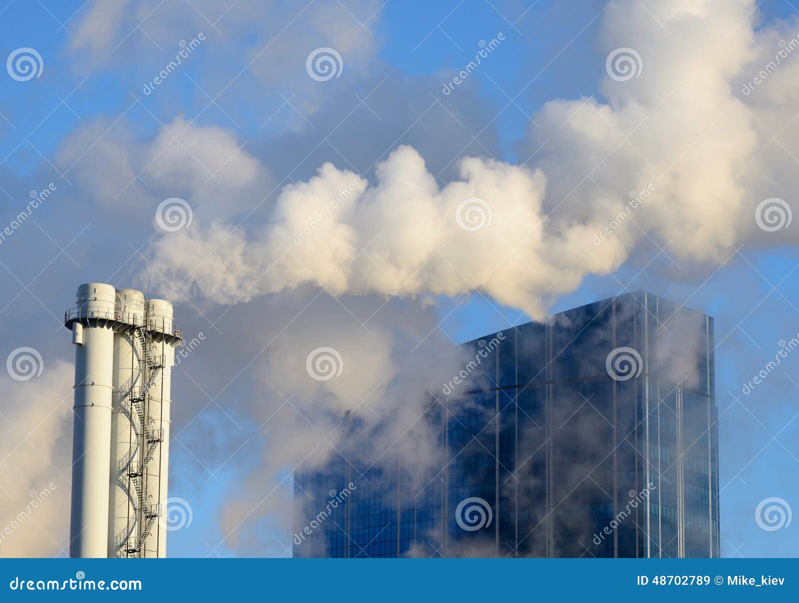 Heat station stock image. Image of industrial, technology - 48702789