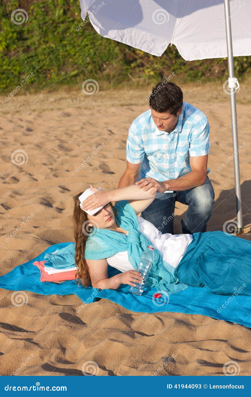 Heat stroke stock image. Image of water, people, care - 41944093