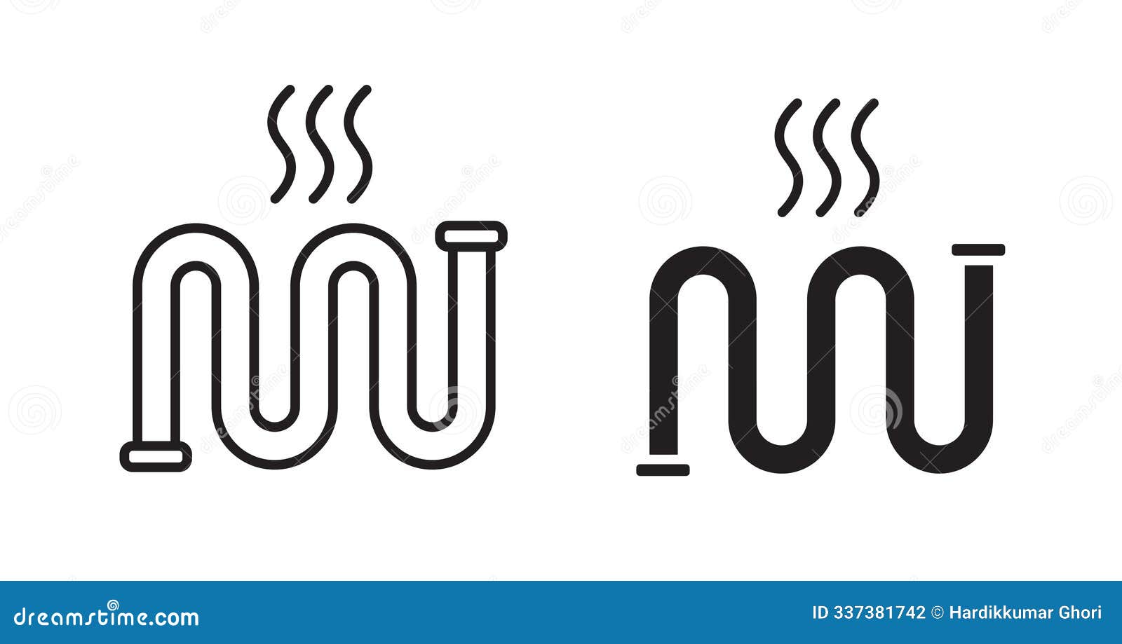 CPU Heat Thin Line Icon. Processor Temperature, Microchip Overheating ...