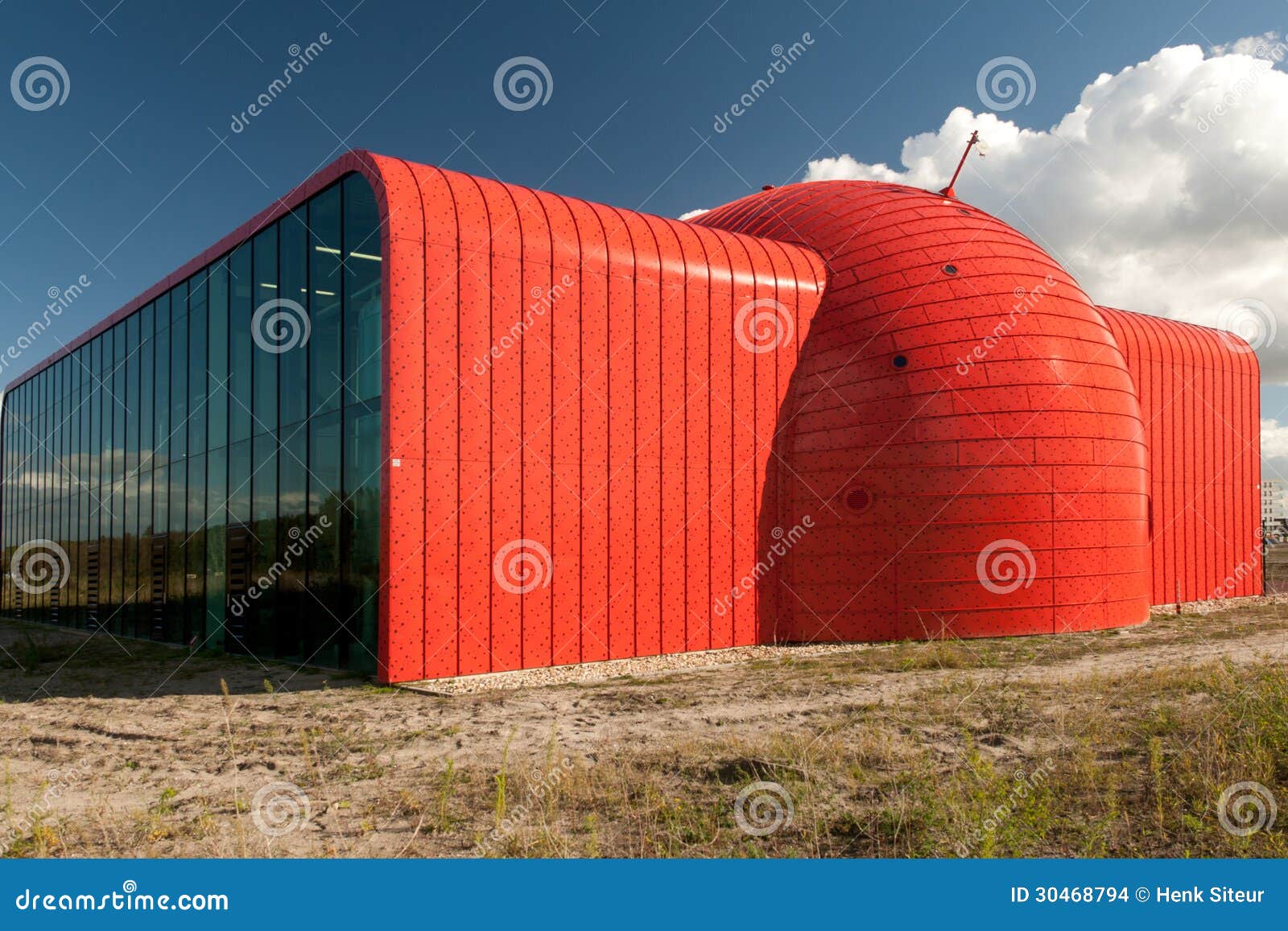 Heat Transfer Station in Almere, the Netherlands Stock Photo - Image of ...