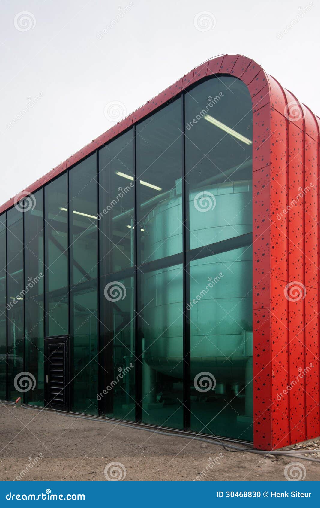 Heat Transfer Station in Almere, the Netherlands Stock Photo - Image of ...