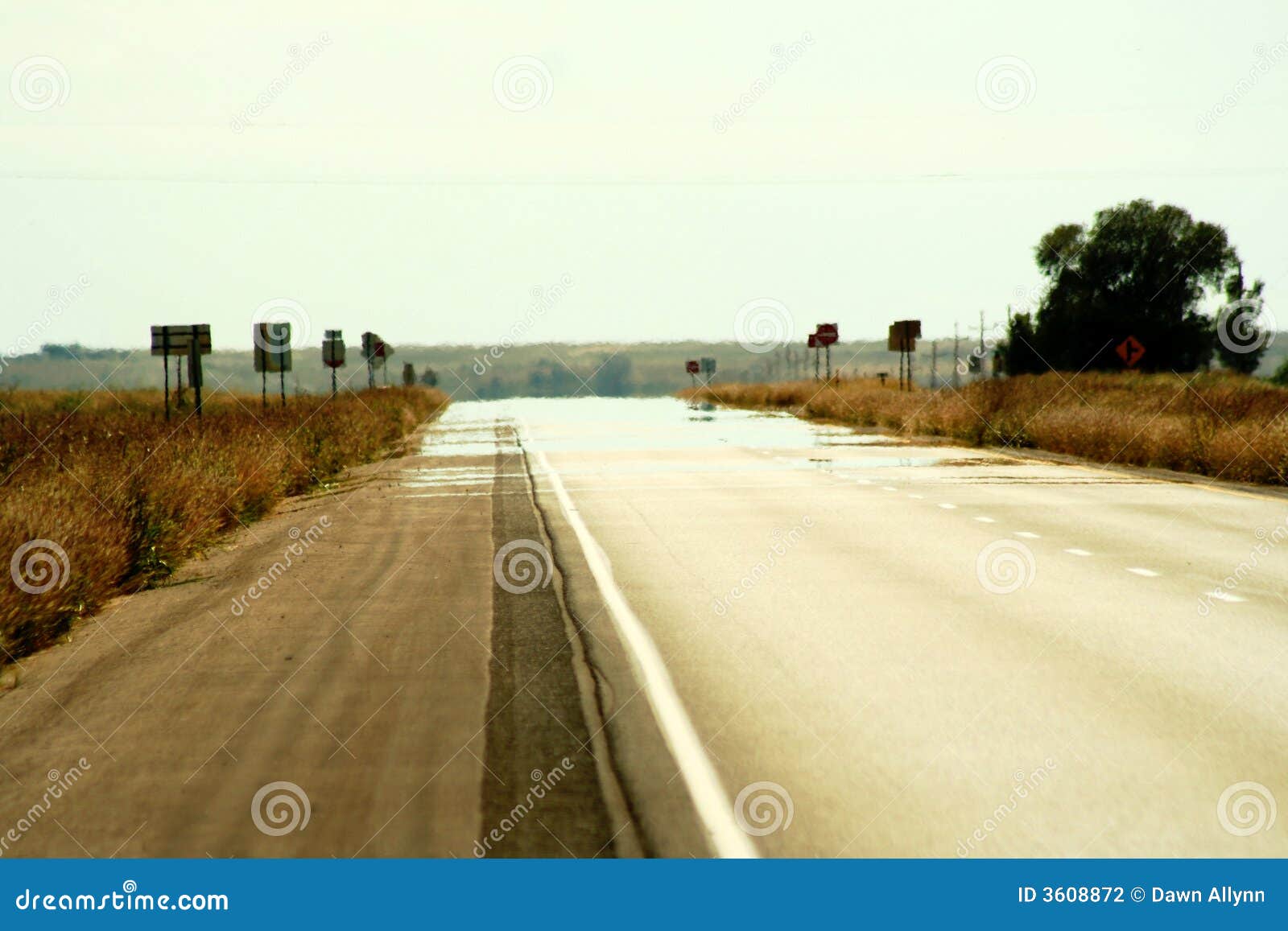 Heat Wave stock photo. Image of sign, road, safety, summer - 3608872
