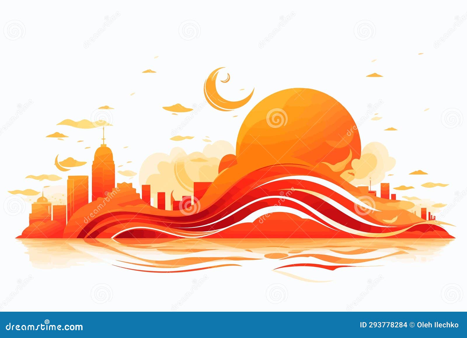 Heat Wave Vector Flat Minimalistic Isolated Illustration Stock Vector ...