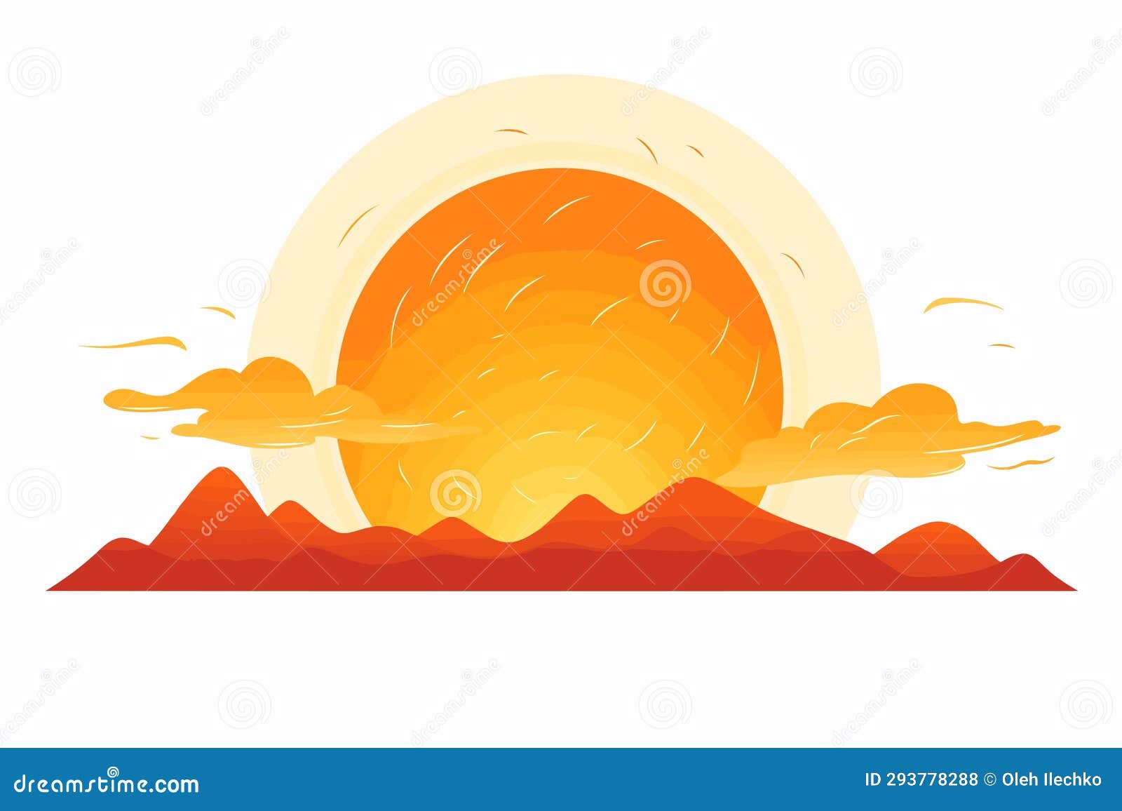 Heat Wave Vector Flat Minimalistic Isolated Illustration Stock Vector ...