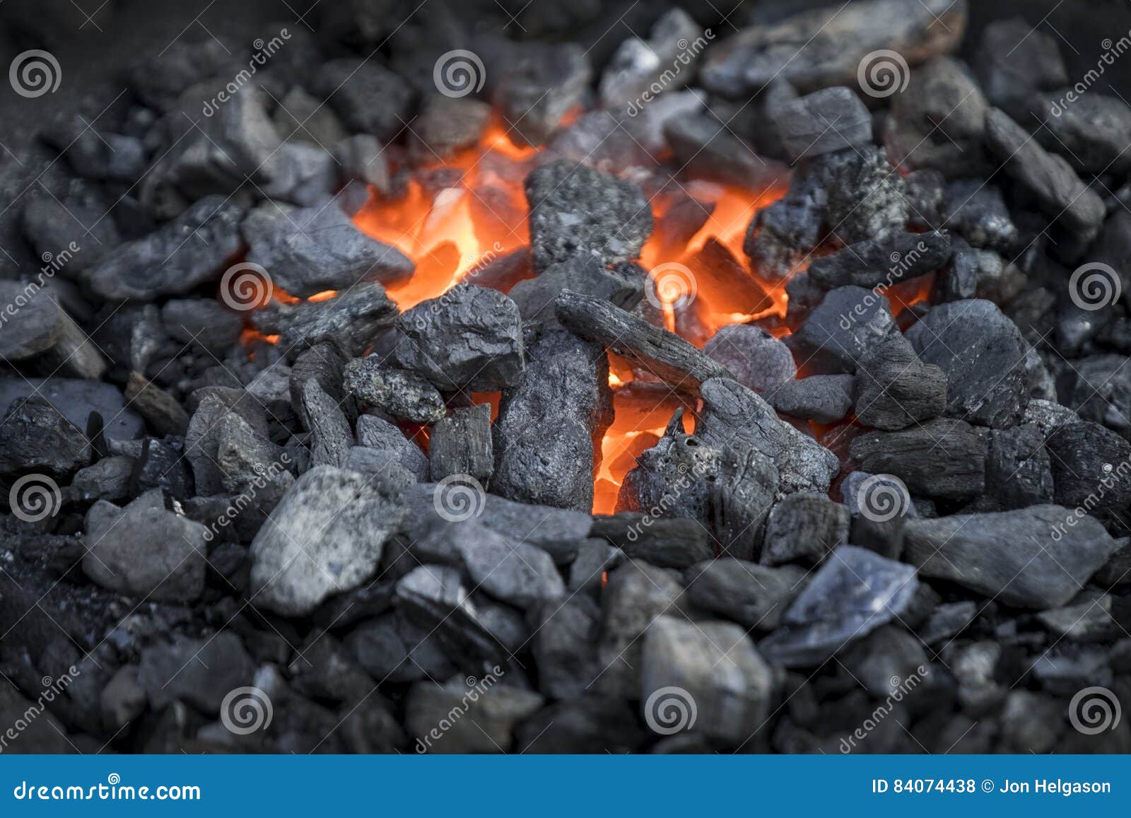 Heated coals stock photo. Image of smith, anvil, craft - 84074438