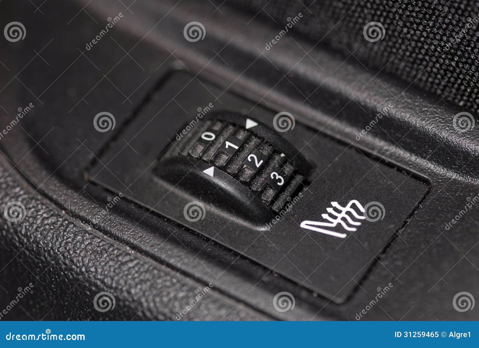 Heated seat rotary switch stock image. Image of safety - 31259465