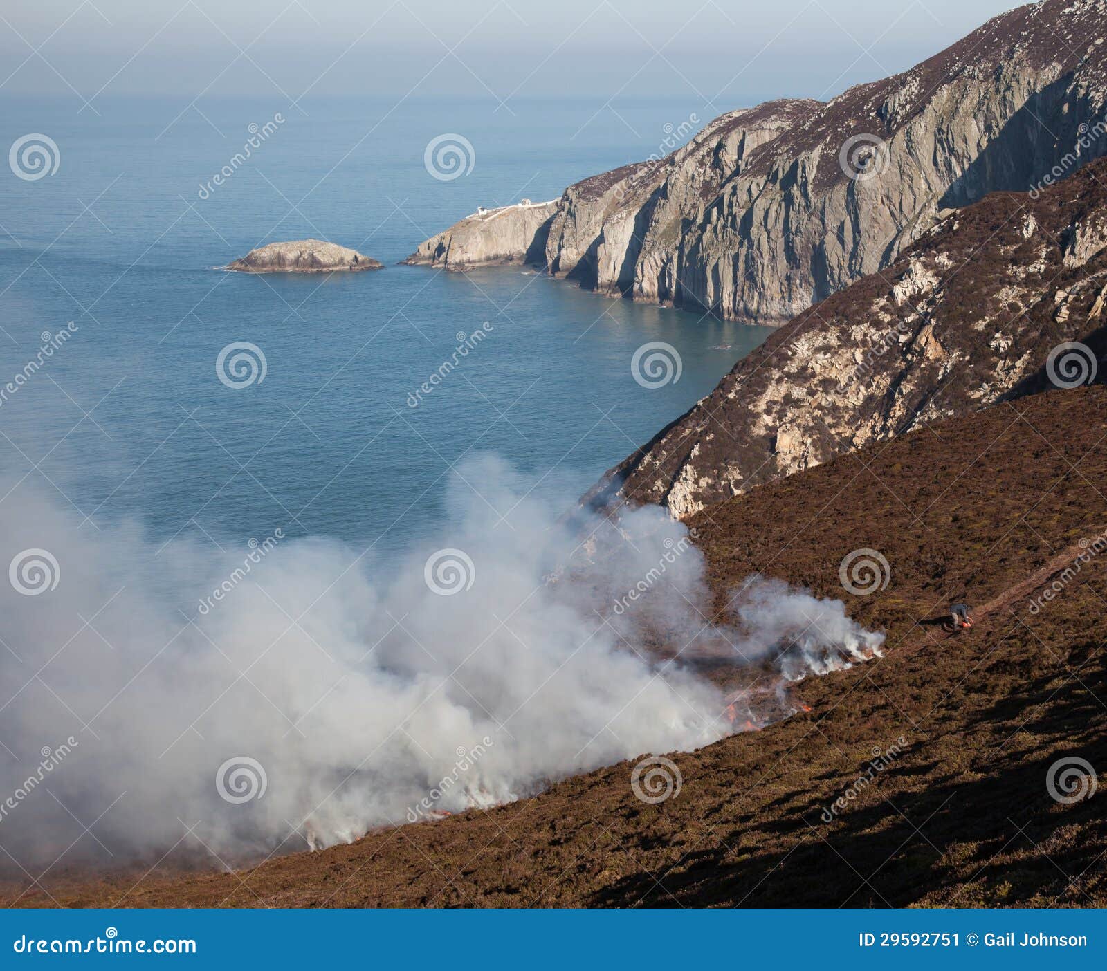 Heath Fire stock image. Image of north, smoke, park, south - 29592751
