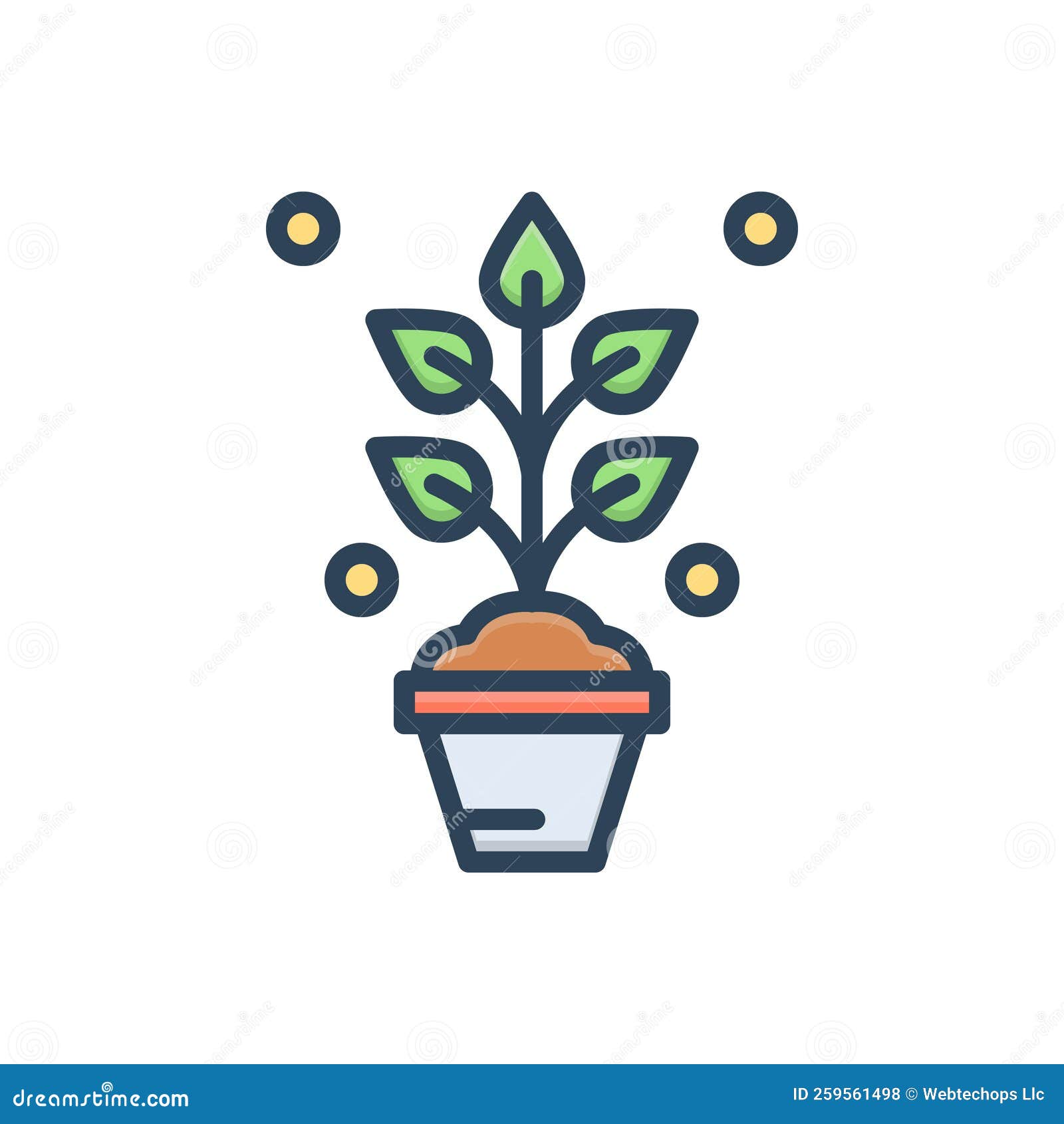 Color Illustration Icon for Heath, Plant and Grow Stock Vector ...