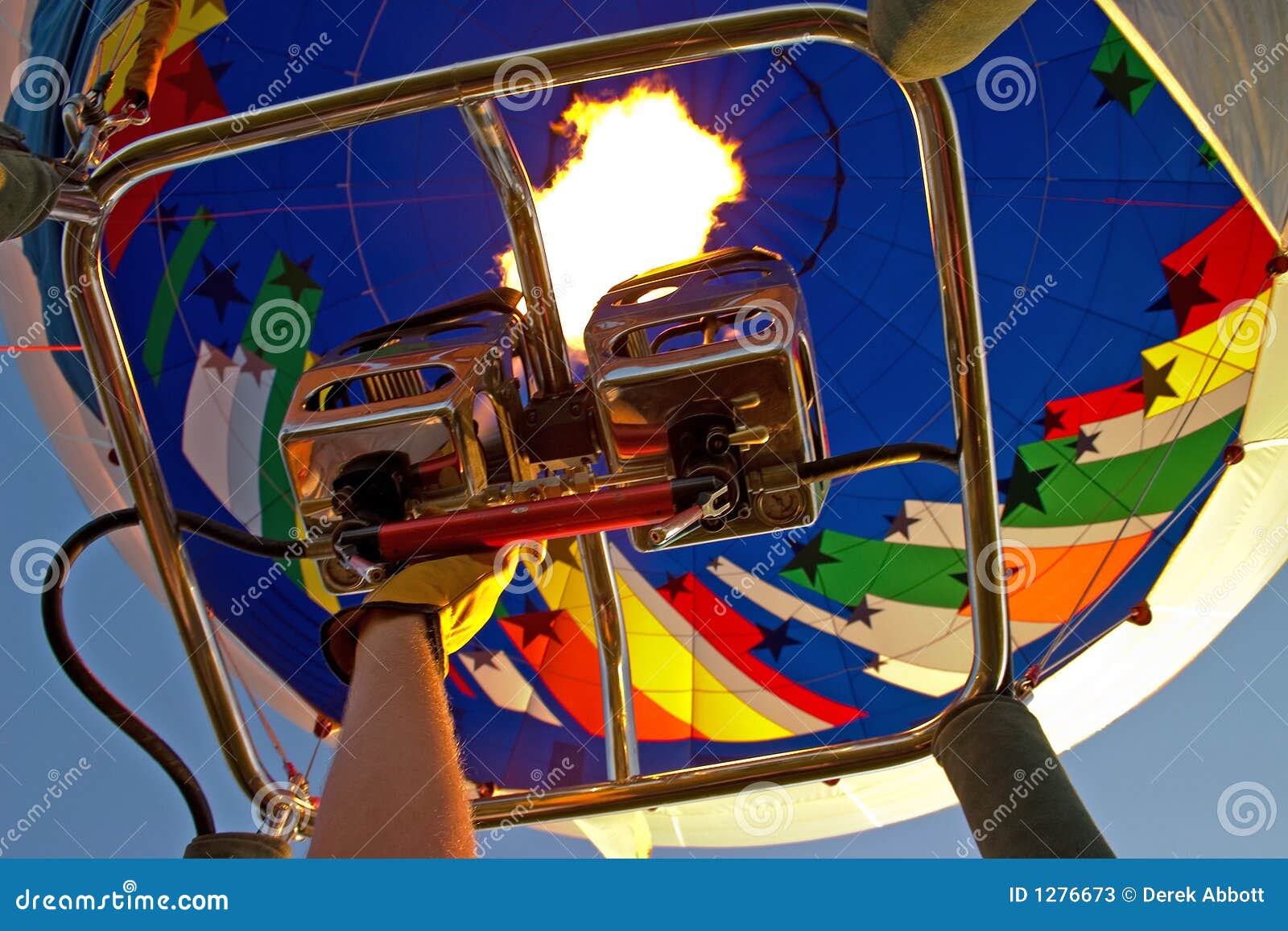 Heating the balloon stock image. Image of warm, hotair - 1276673