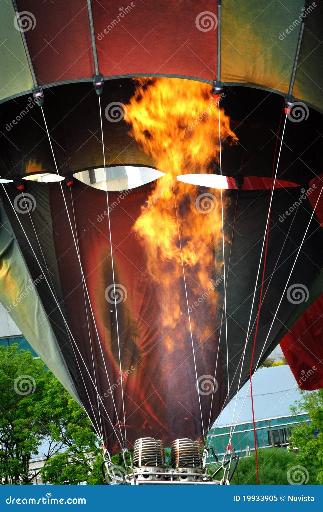 Heating the balloon stock image. Image of sport, balloon - 19933905