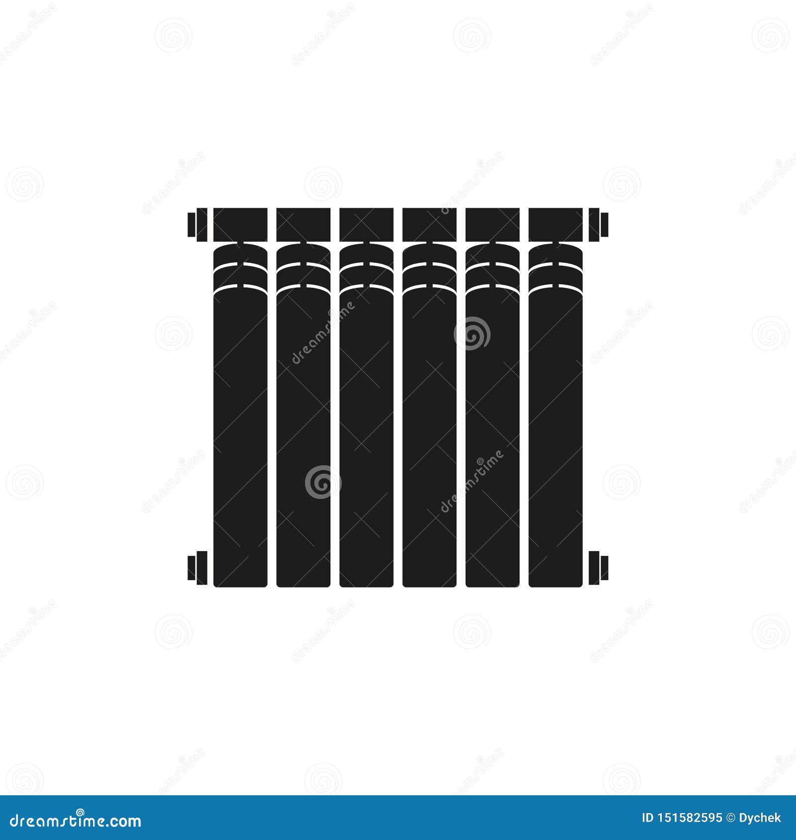 Heating Battery Icon. Simple Flat Vector Illustration Stock Vector ...